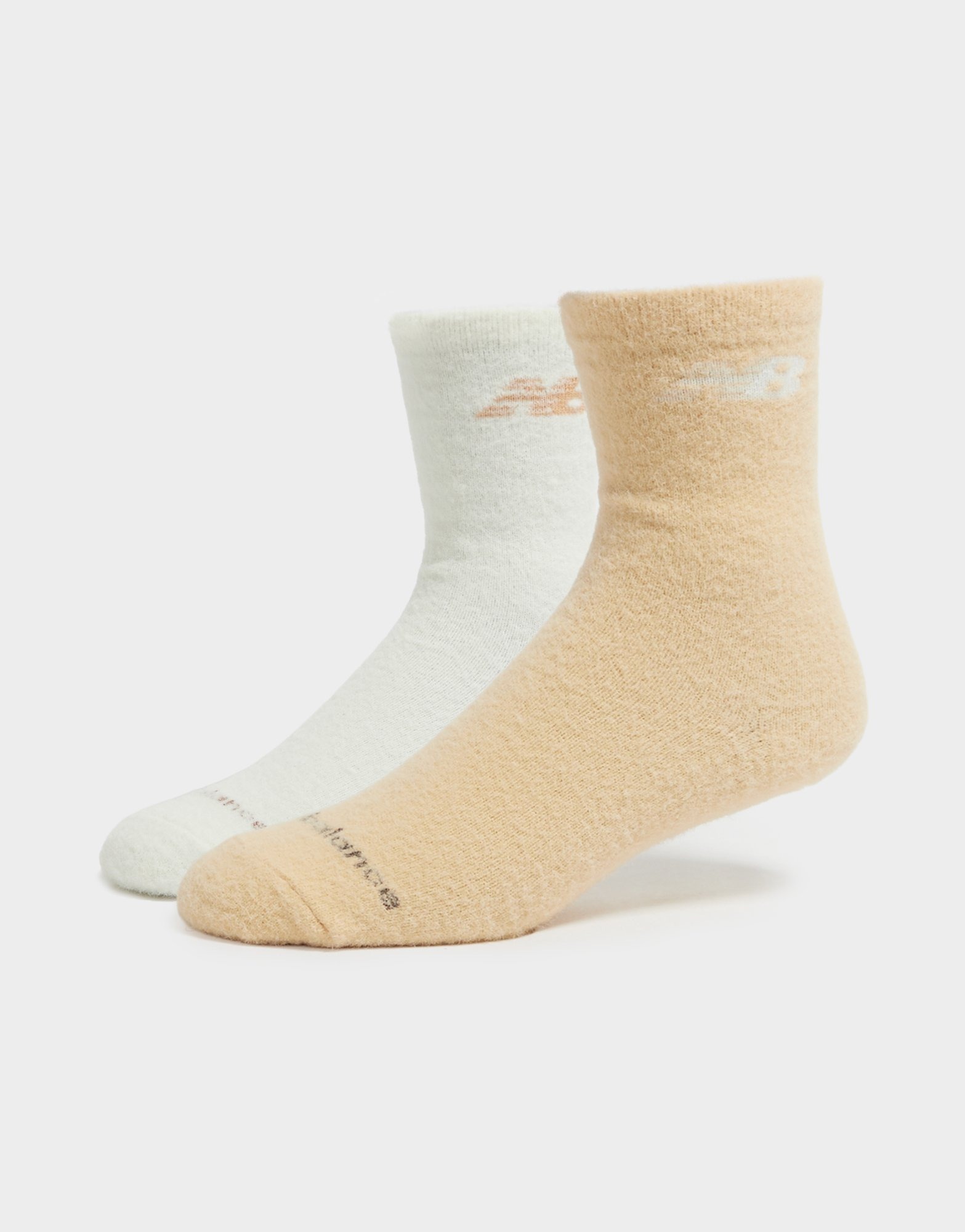 White New Balance 2-Pack Cosy Socks | JD Sports UK