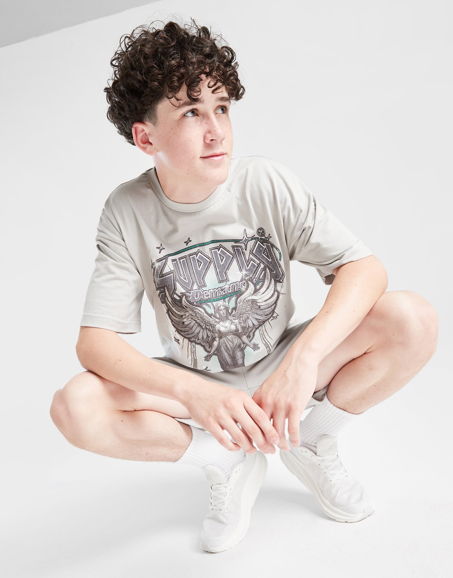 Grey Supply & Demand Praise T-Shirt | JD Sports UK