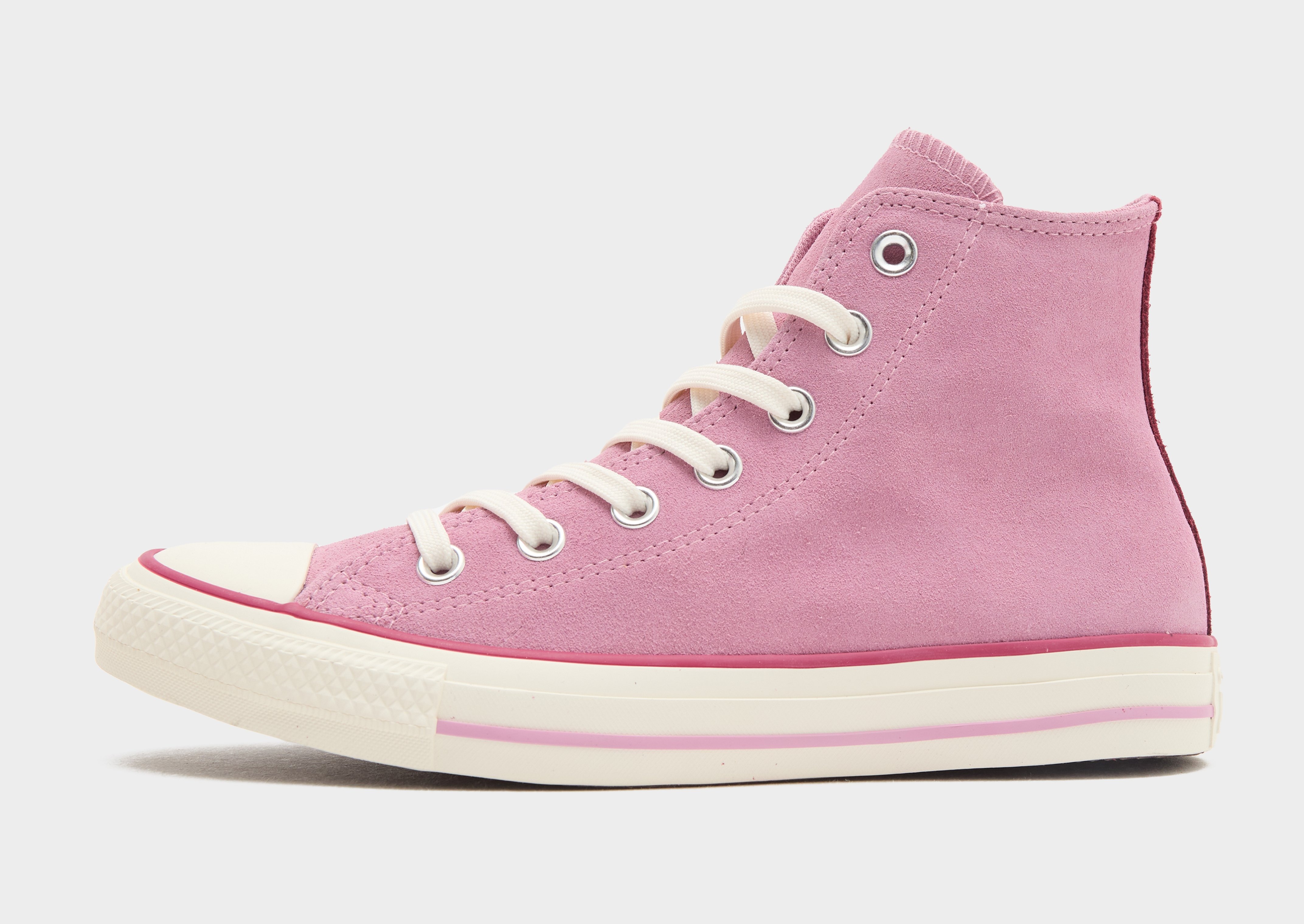 Pink Converse All Star High Suede Women's | JD Sports UK