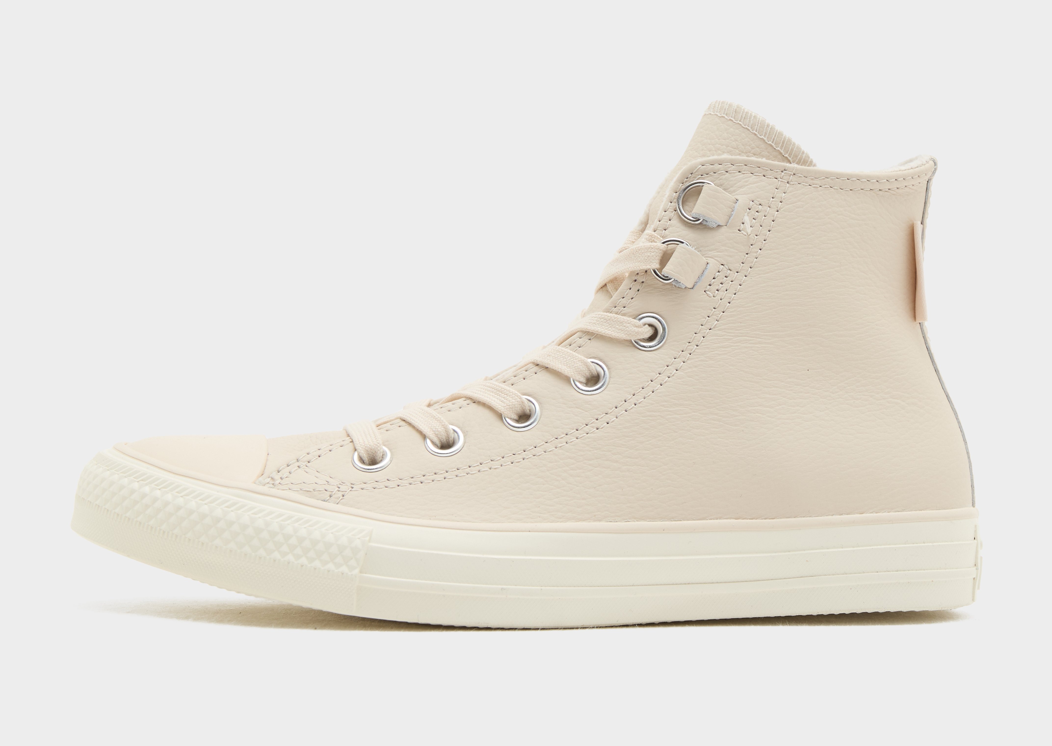 Beige Converse All Star High Nahkaa Naiset - JD Sports Finland