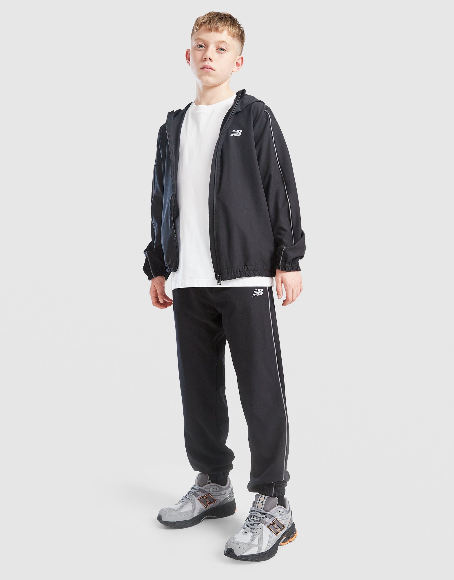 Black New Balance Woven Track Pants Junior | JD Sports UK