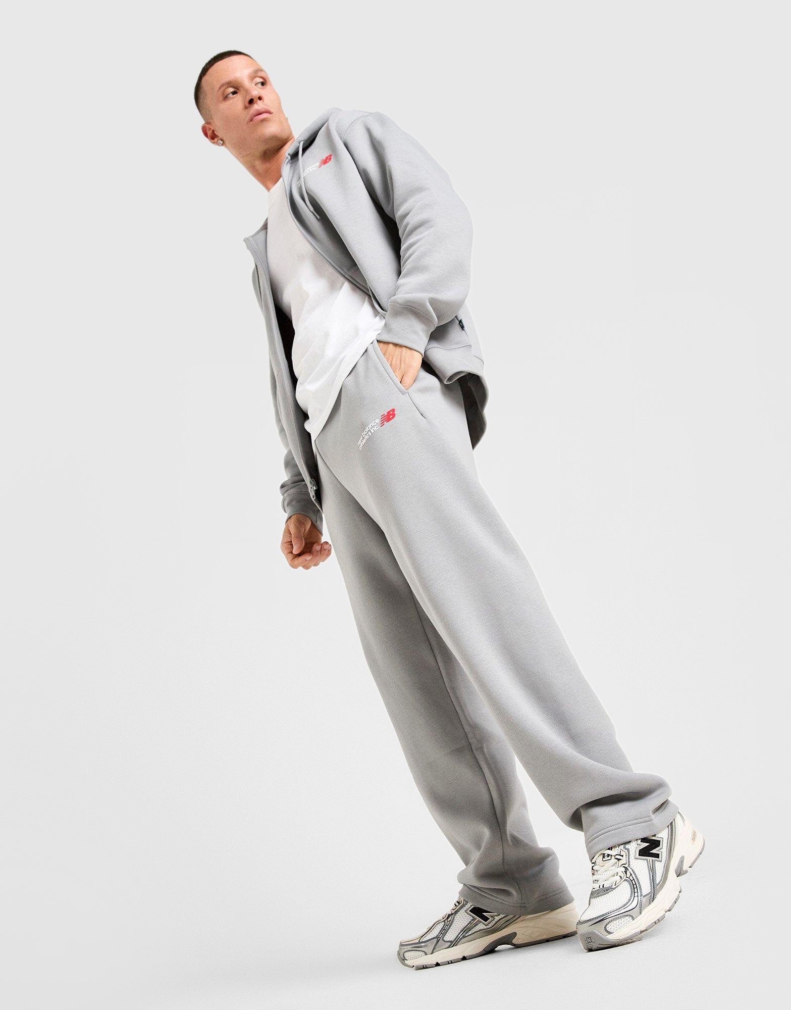 Grey New Balance Core Open Hem Joggers | JD Sports UK