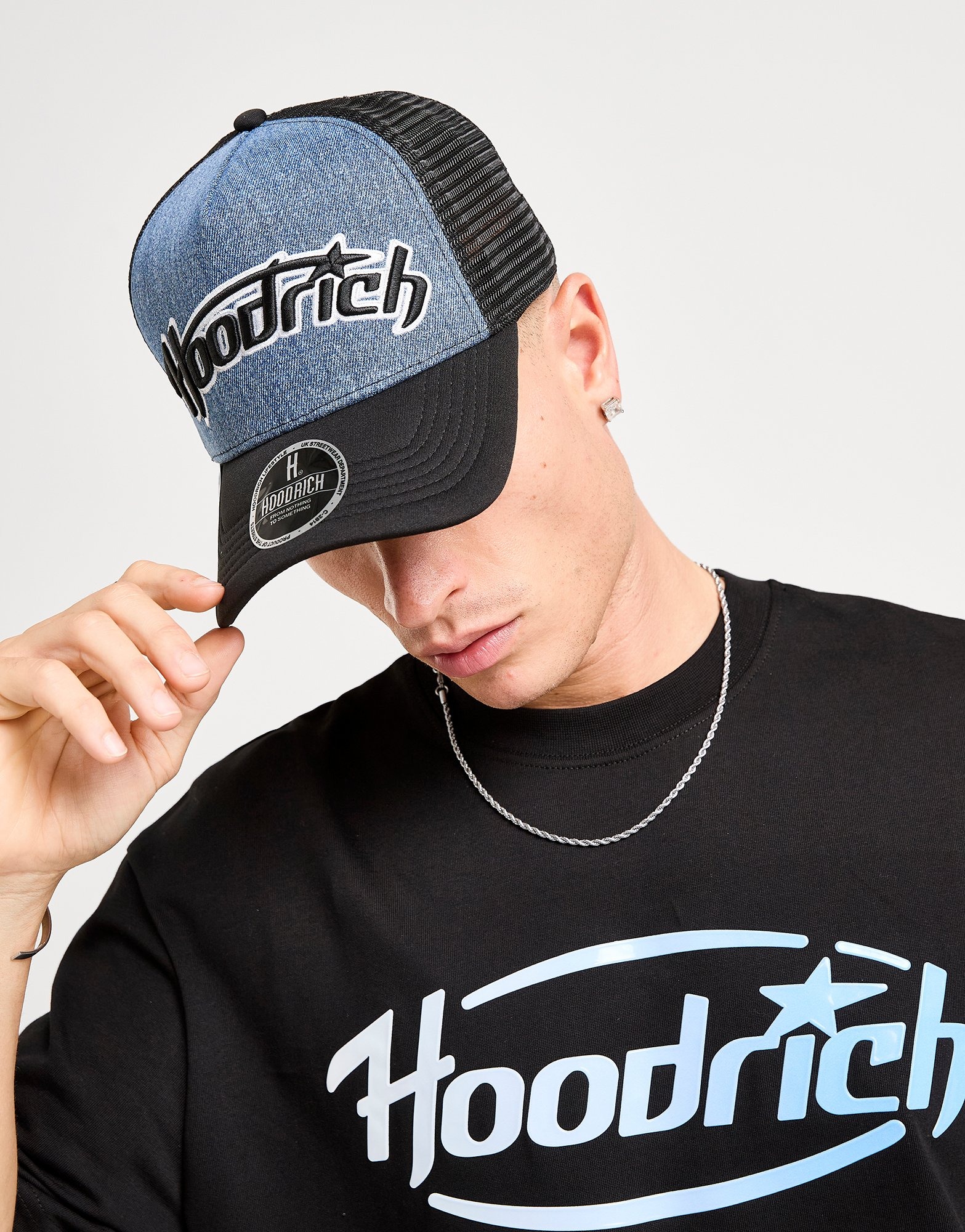 Blue Hoodrich Galaxy Denim Trucker Cap - JD Sports Global