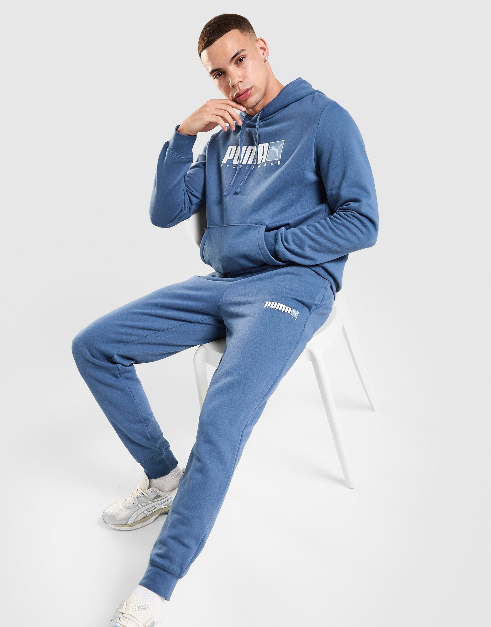 Blue PUMA Core Sportswear Joggers - JD Sports Australia