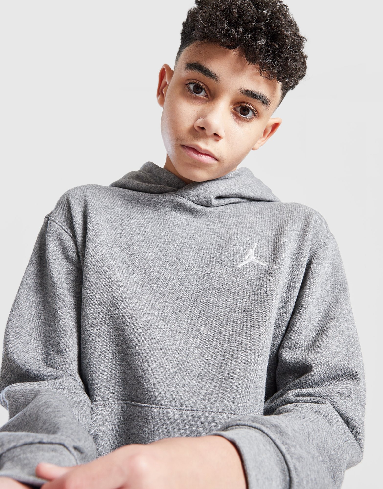 Jordan Core Overhead Hoodie Junior em Cinzento - JD Sports Portugal