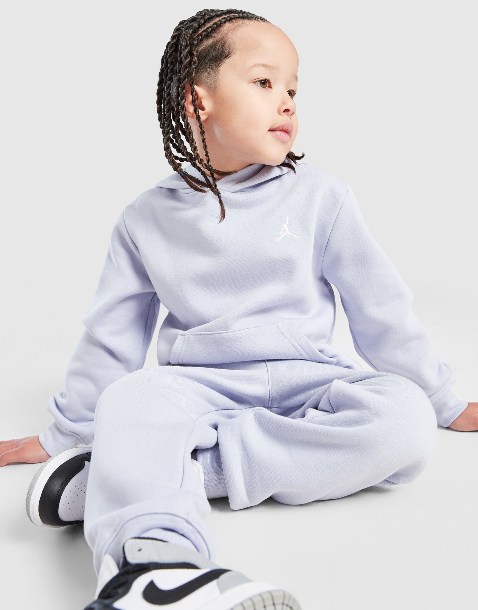 Blue Jordan Essential Hooded Tracksuit Children - JD Sports Ireland
