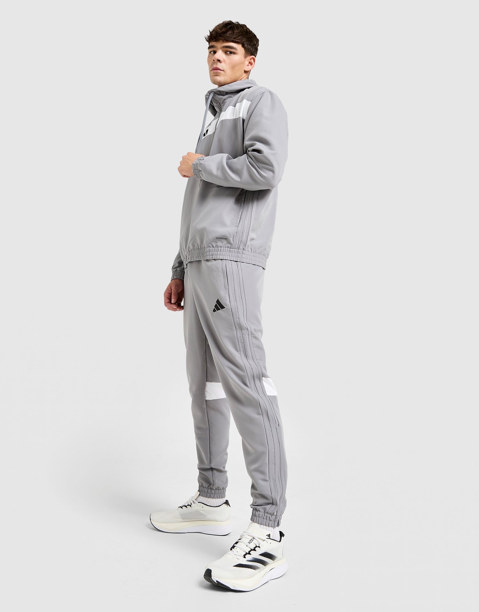 Grey adidas Tiro 25 Essentials Woven Track Pants | JD Sports UK