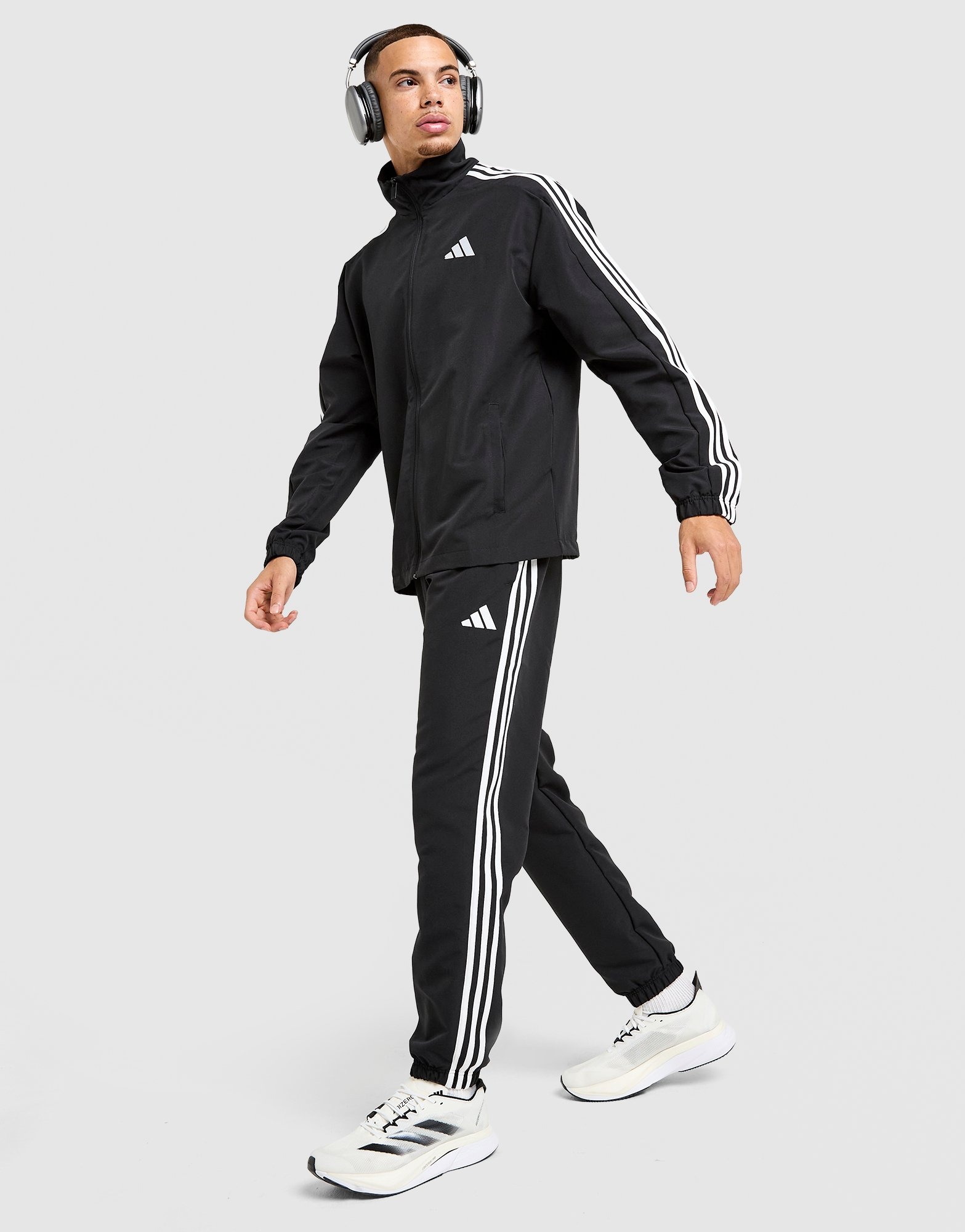 Black adidas Woven Tracksuit | JD Sports UK