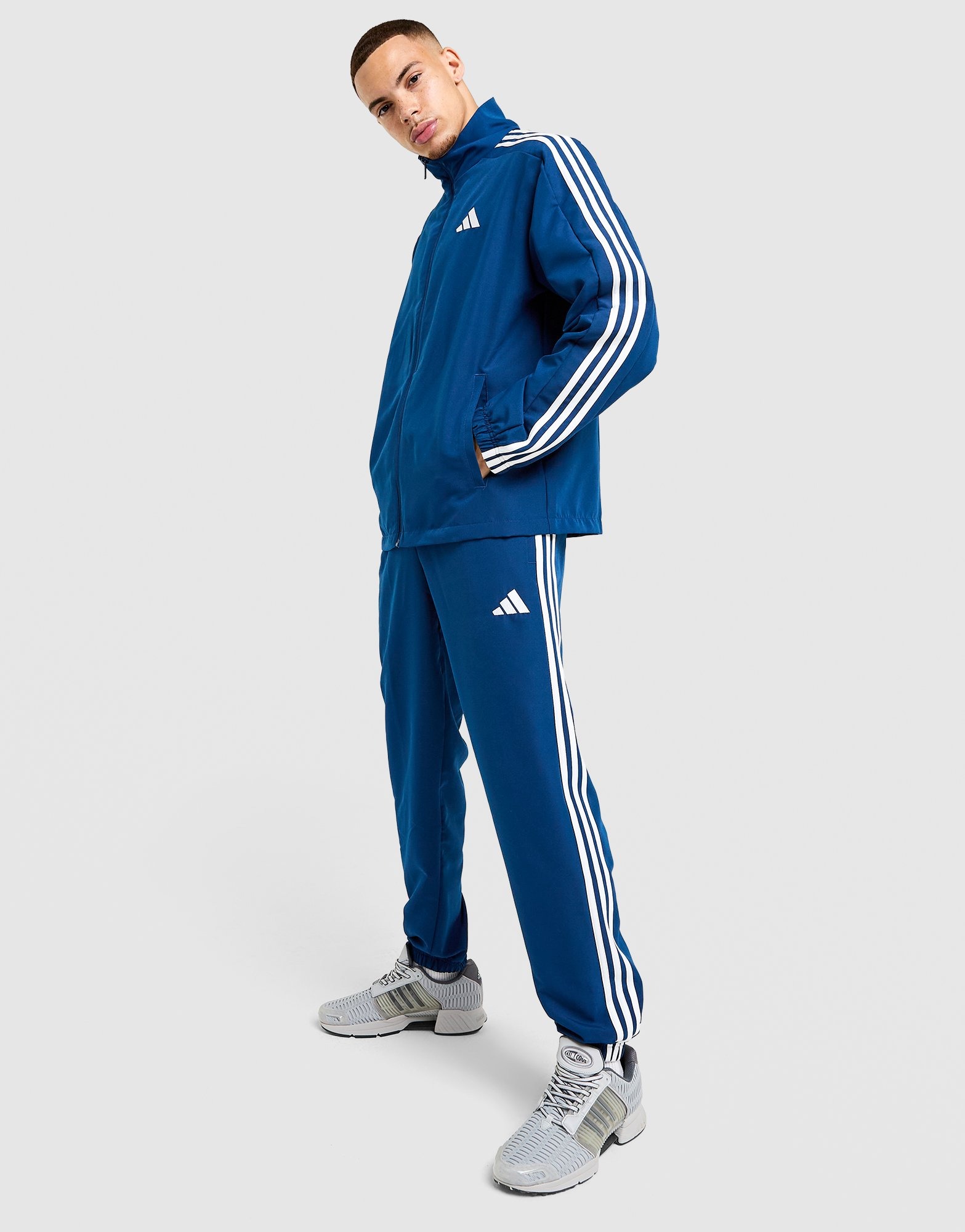 Blue adidas Woven Tracksuit | JD Sports UK