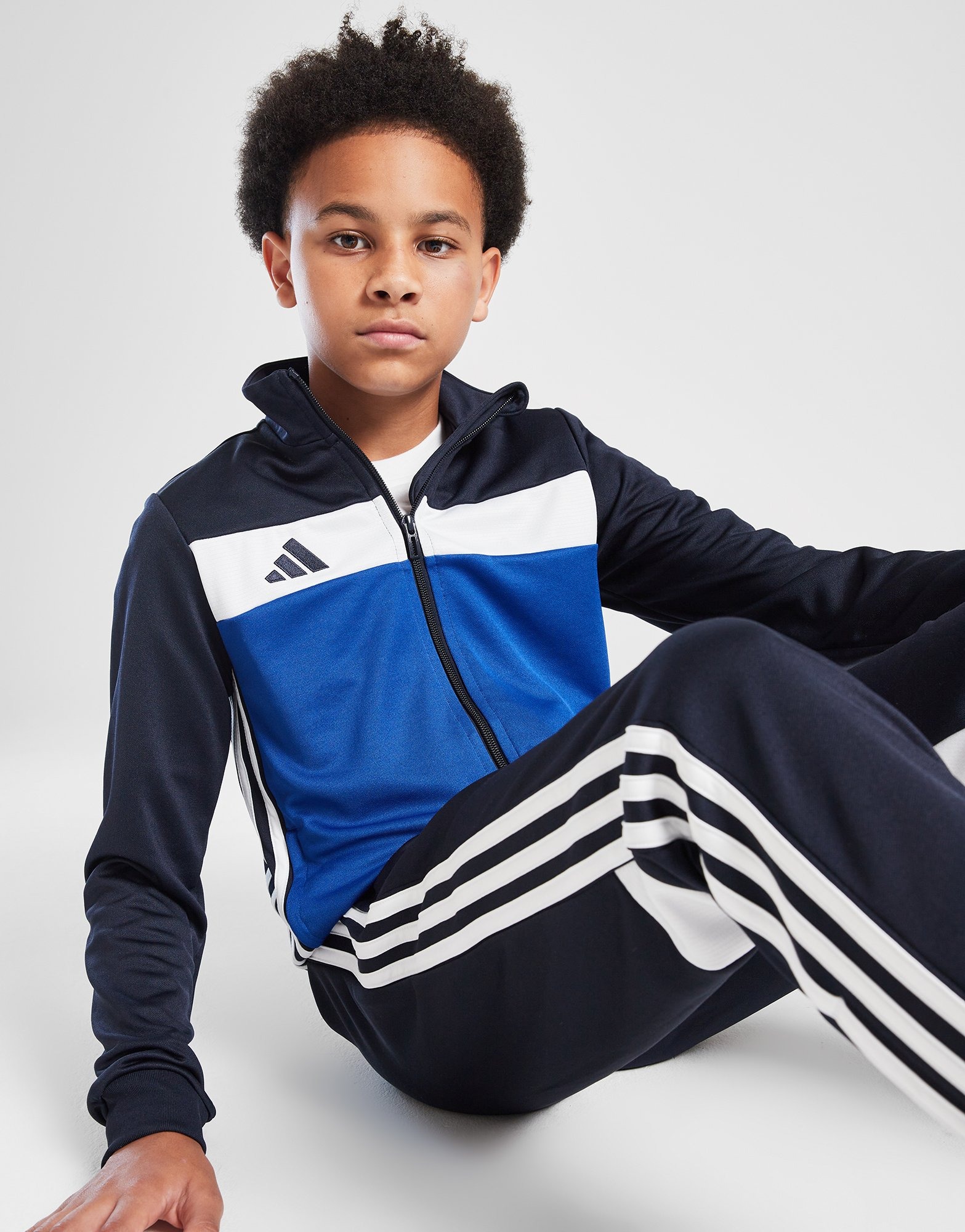 Blue adidas Tiro 25 Tracksuit Junior - JD Sports NZ