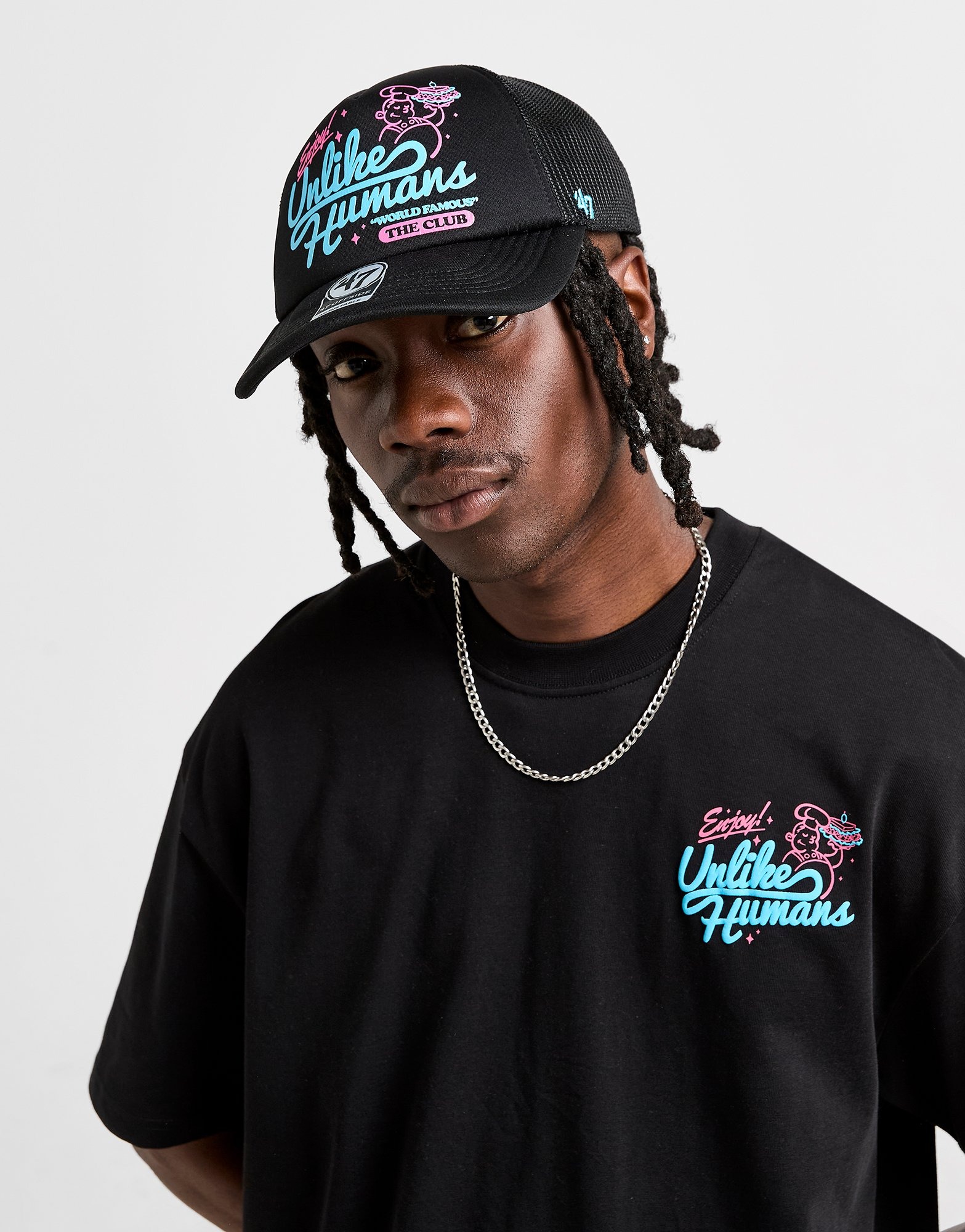 Unlike Humans Trucker Cap in Nero - JD Sports Italia