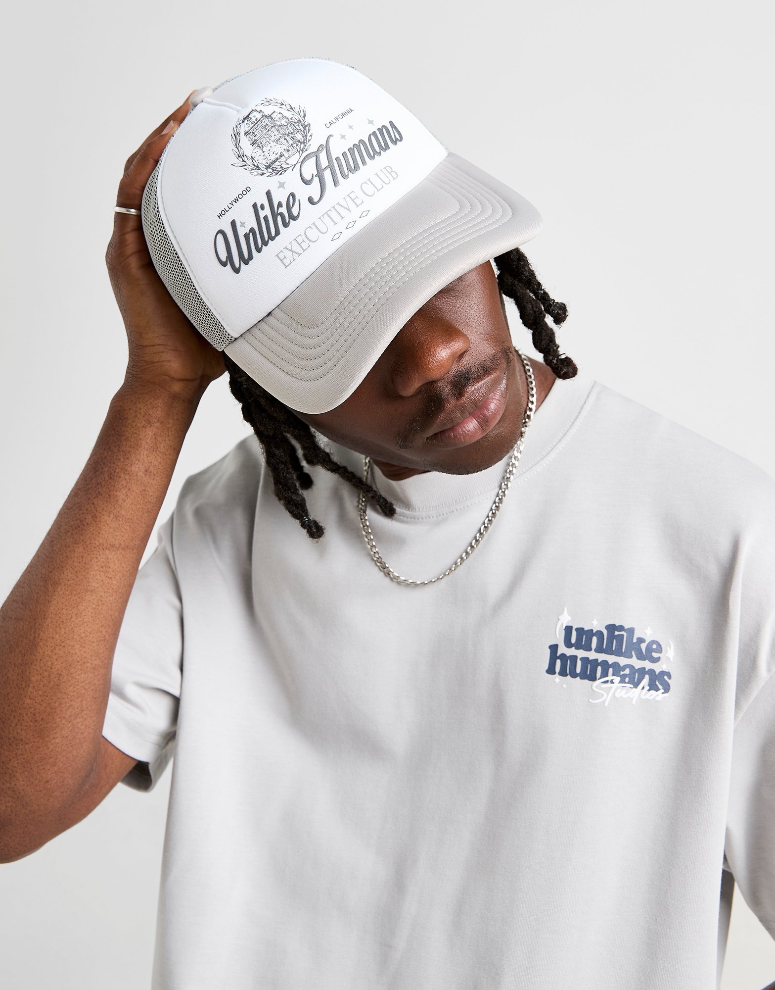 Grijs Unlike Humans Executive Club Trucker Cap - JD Sports Nederland