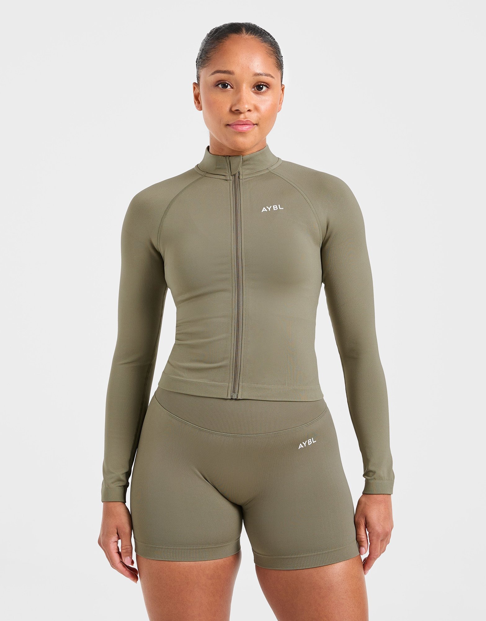 Green AYBL Adapt Seamless Full Zip Top - JD Sports Global