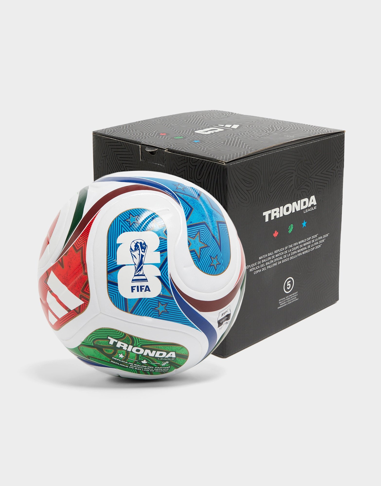 White adidas World Cup 26 Trionda League Box Football | JD Sports UK