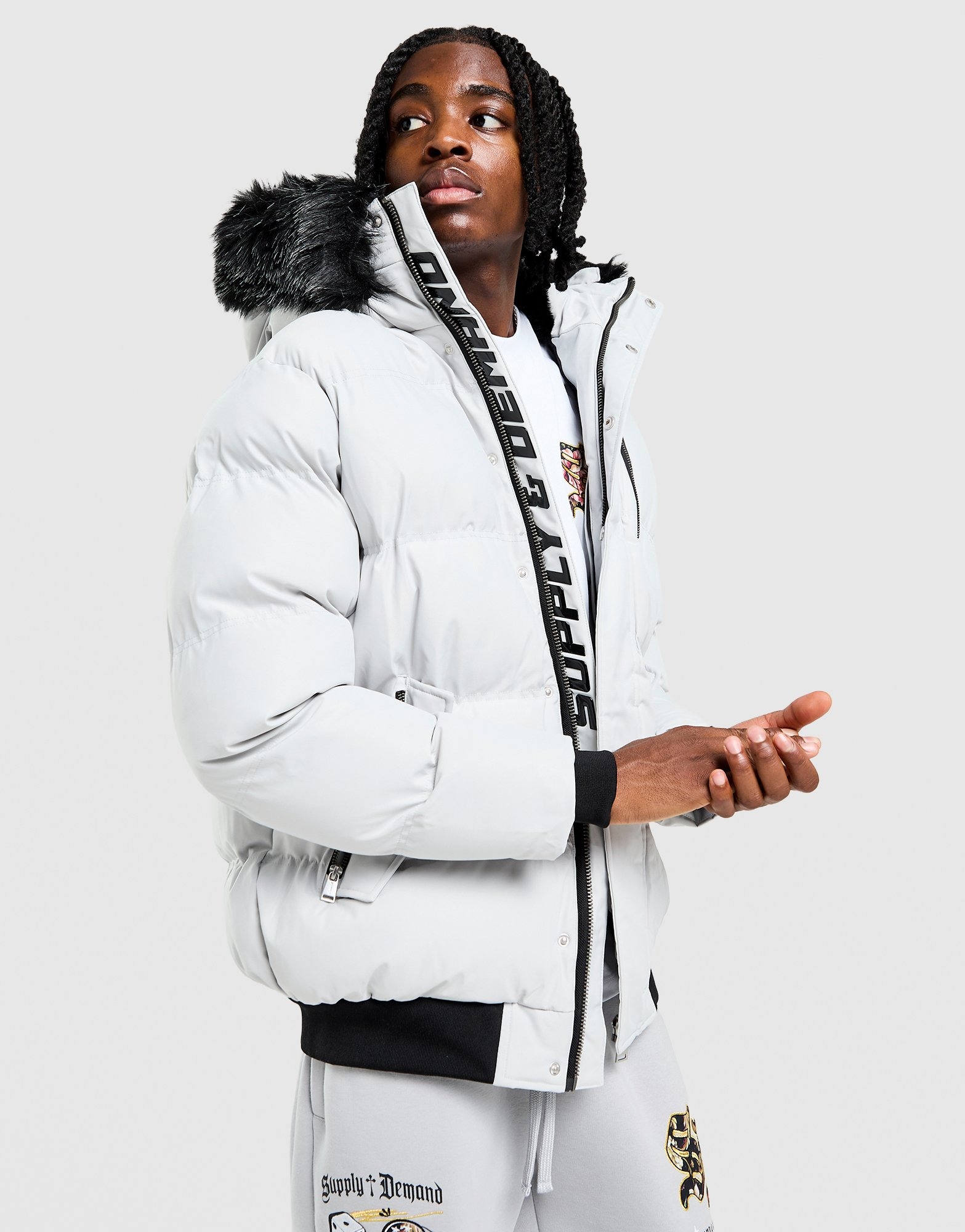 Supply & Demand Command Parka Jacke Grau - JD Sports Österreich