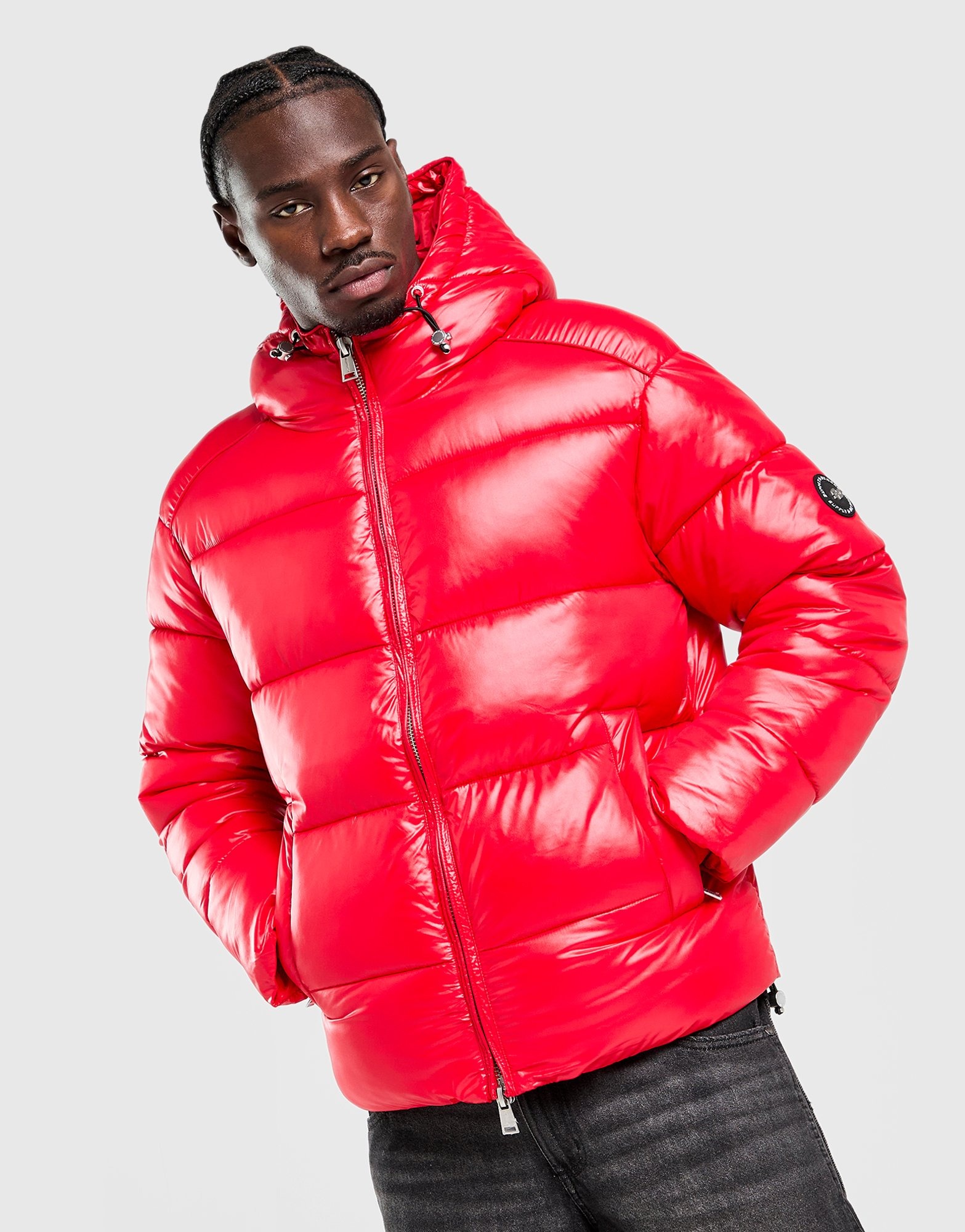 Red Supply & Demand Shiner Padded Jacket - JD Sports België
