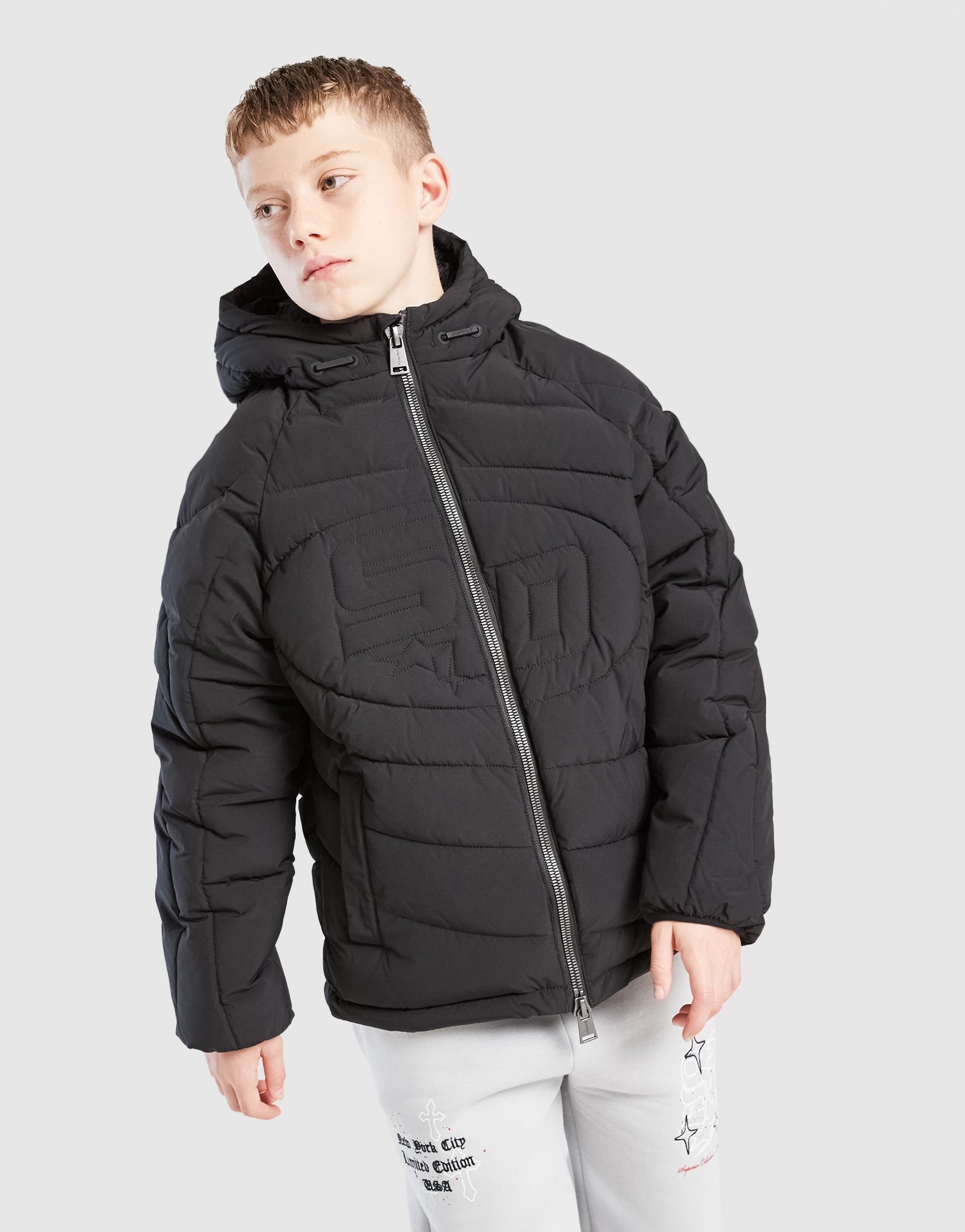 Black Supply & Demand Hendrix Puffer Jacket Junior - JD Sports Ireland