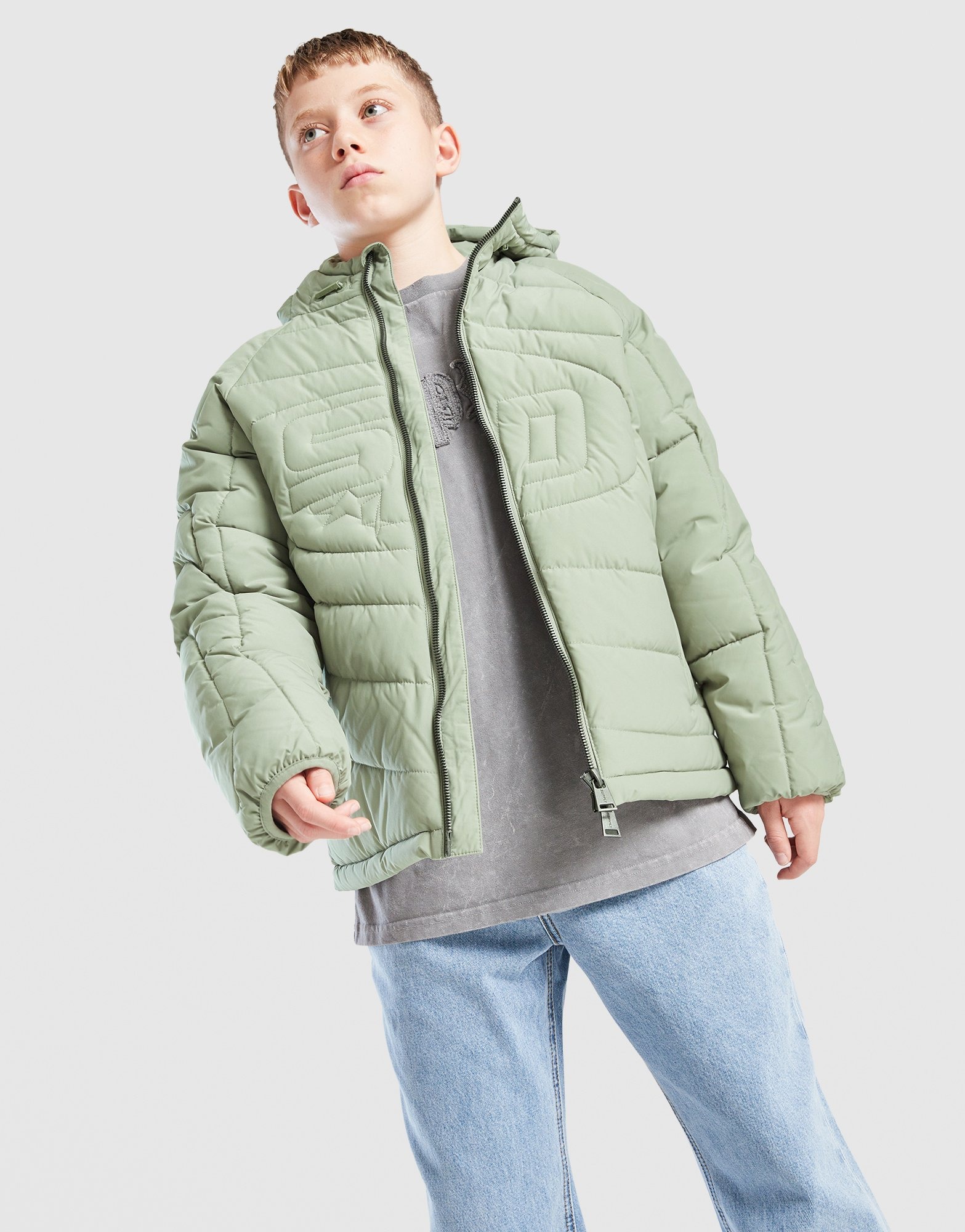 Green Supply & Demand Hendrix Puffer Jacket Junior - JD Sports Global