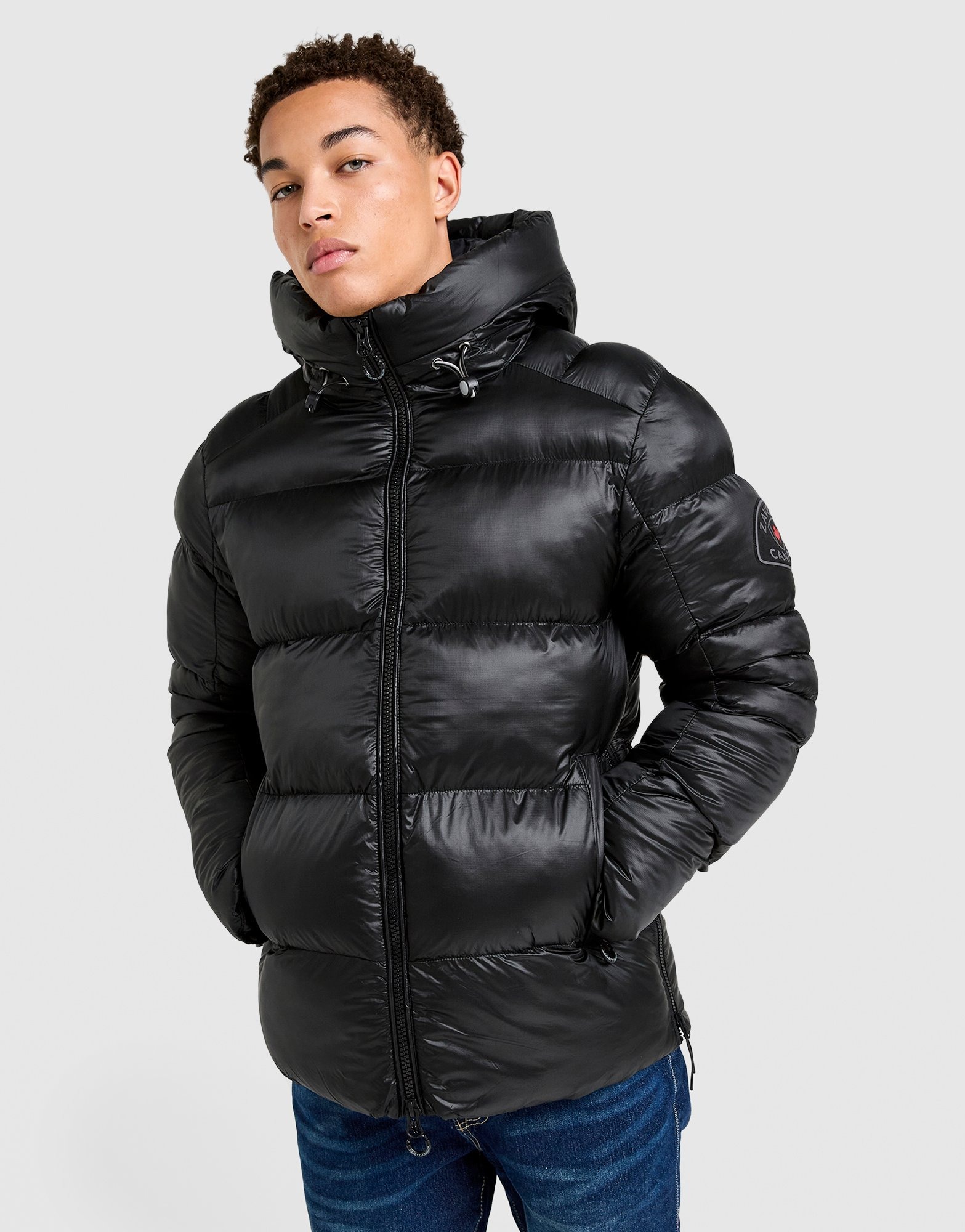 Black Zavetti Canada Tanox Puffer Jacket - JD Sports Global