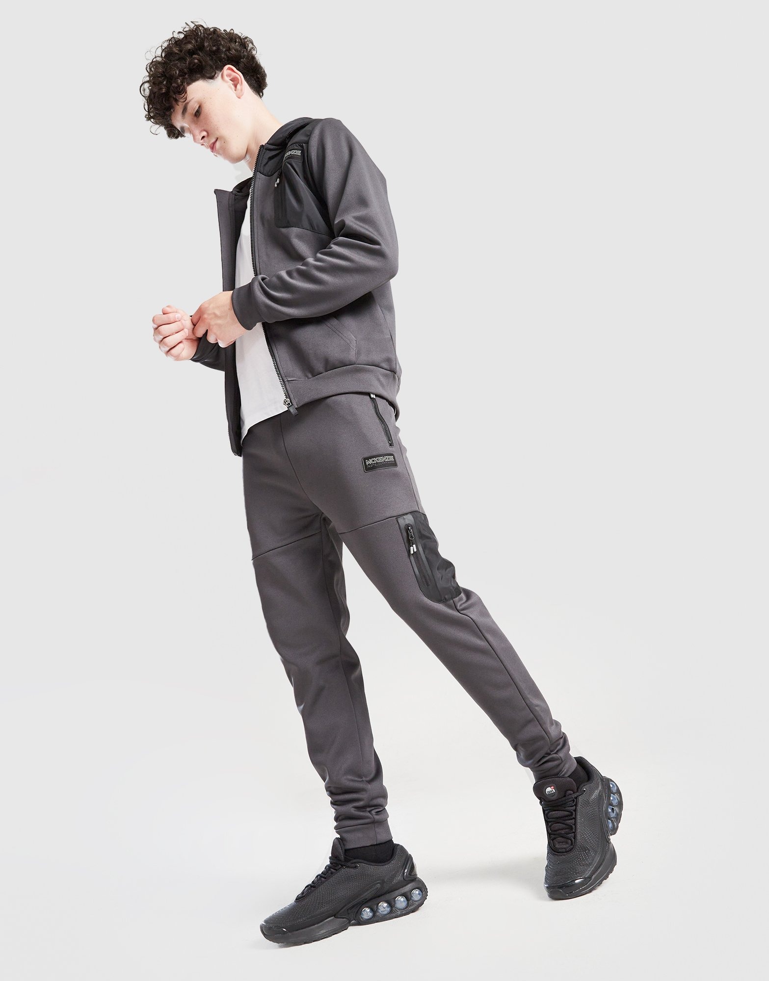 Grey McKenzie Nitro Poly Track Pants Junior - JD Sports NZ