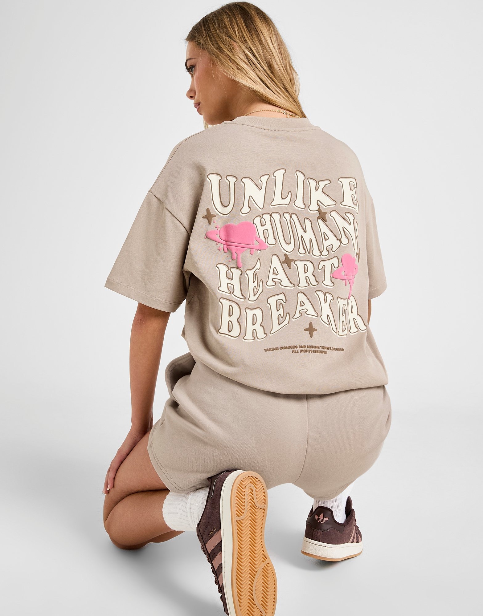 Unlike Humans T-shirt Wave Maron- JD Sports France