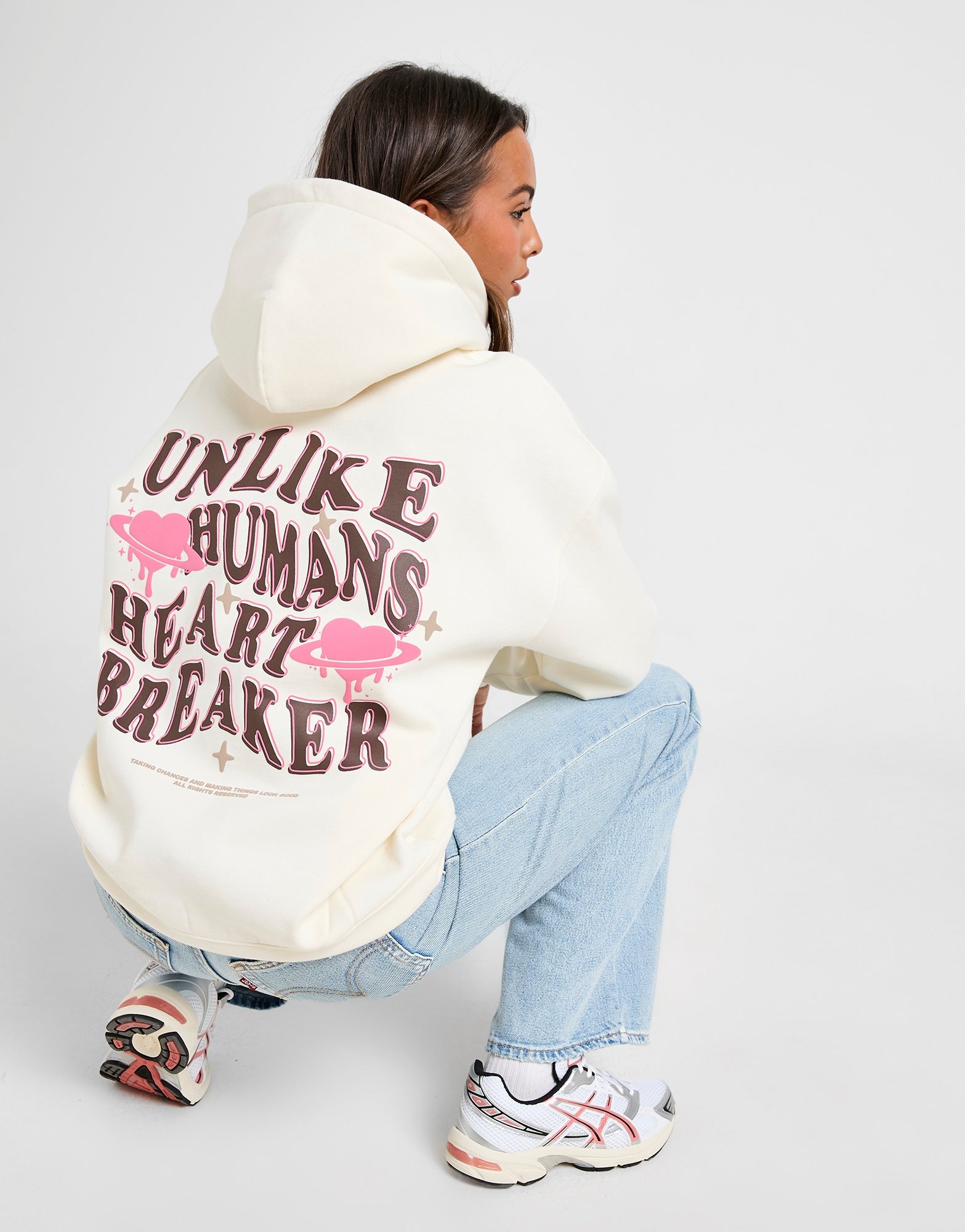 Brown Unlike Humans Wave Overhead Hoodie - JD Sports Global