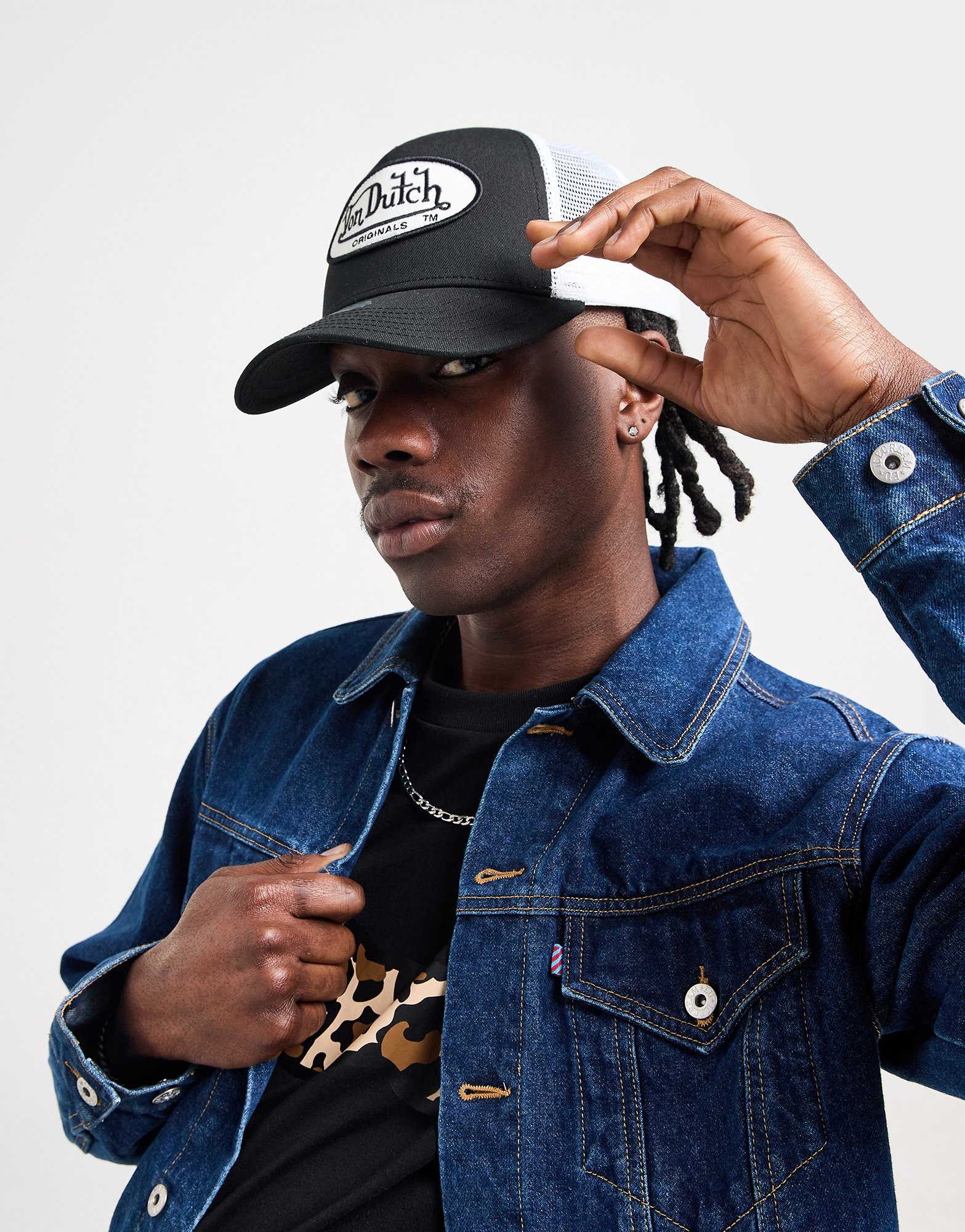 Black Von Dutch Boston Trucker Cap - JD Sports
