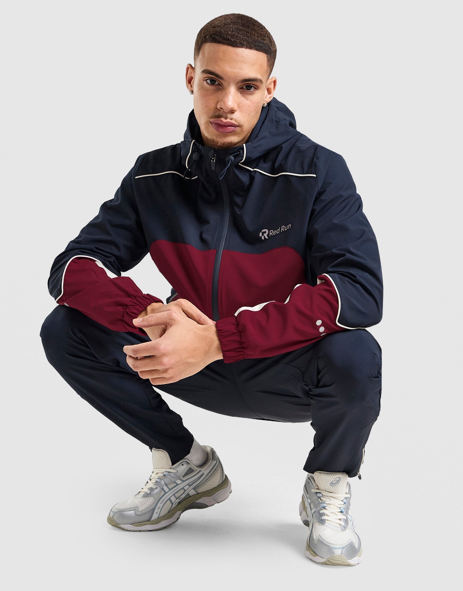 Burgundy Red Run Activewear Trail Blaze Tech Track Jacket - JD Sports Global