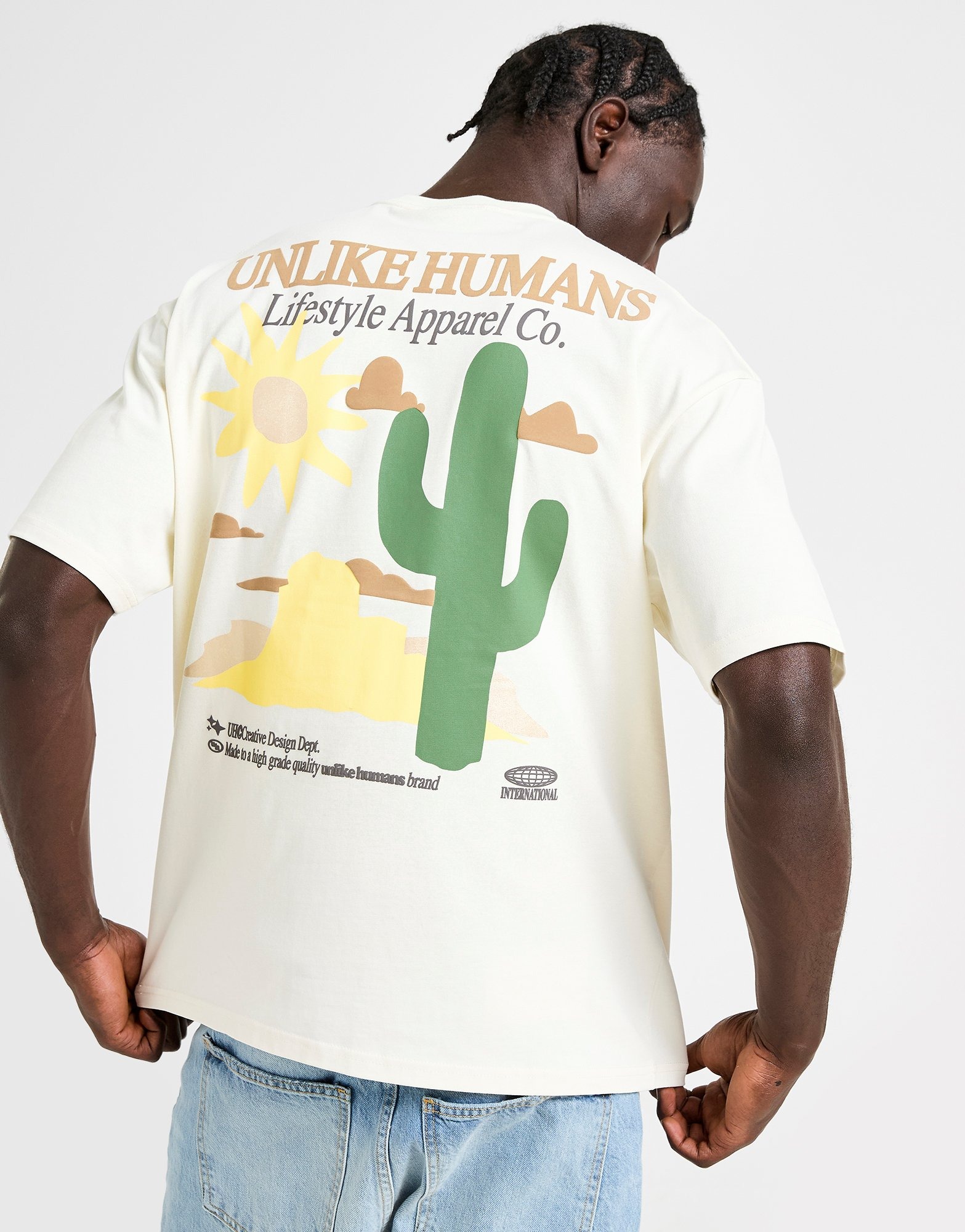 Unlike Humans T-shirt Desert Beige- JD Sports France