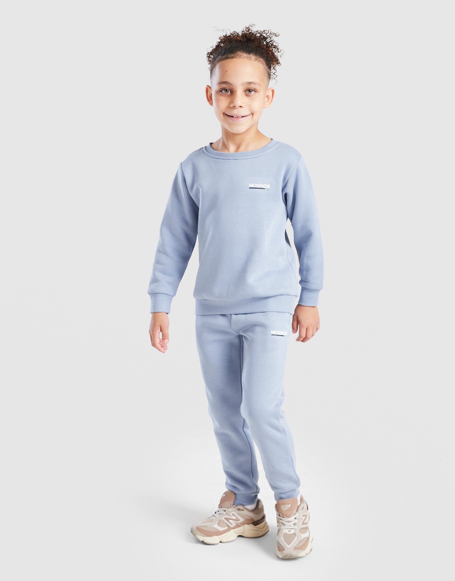 Blue McKenzie Essential Oversized Crew Tracksuit Children | JD Sports UK