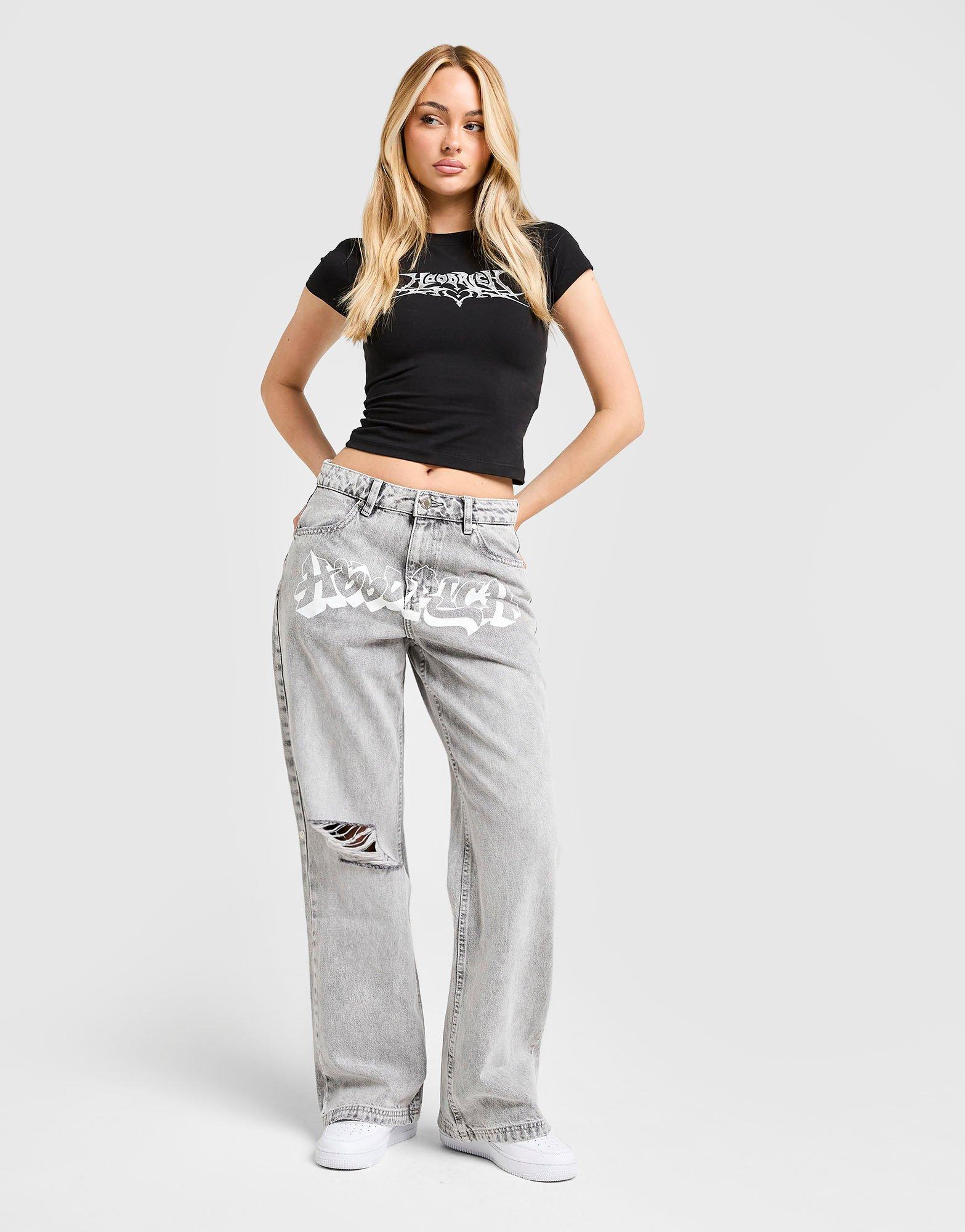 Black Hoodrich Lucky Jeans - JD Sports Australia