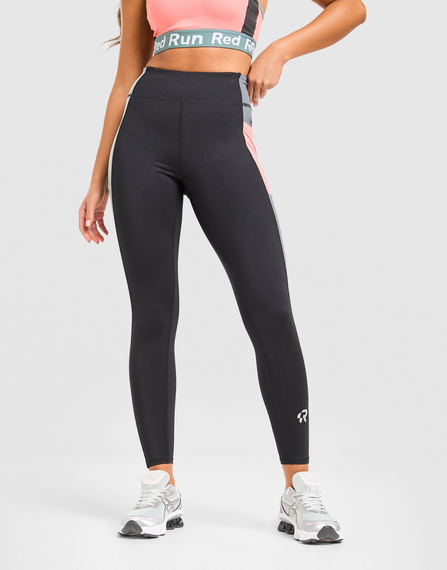 Black Red Run Activewear Outer Space Sculpted Legggings - JD Sports Ireland