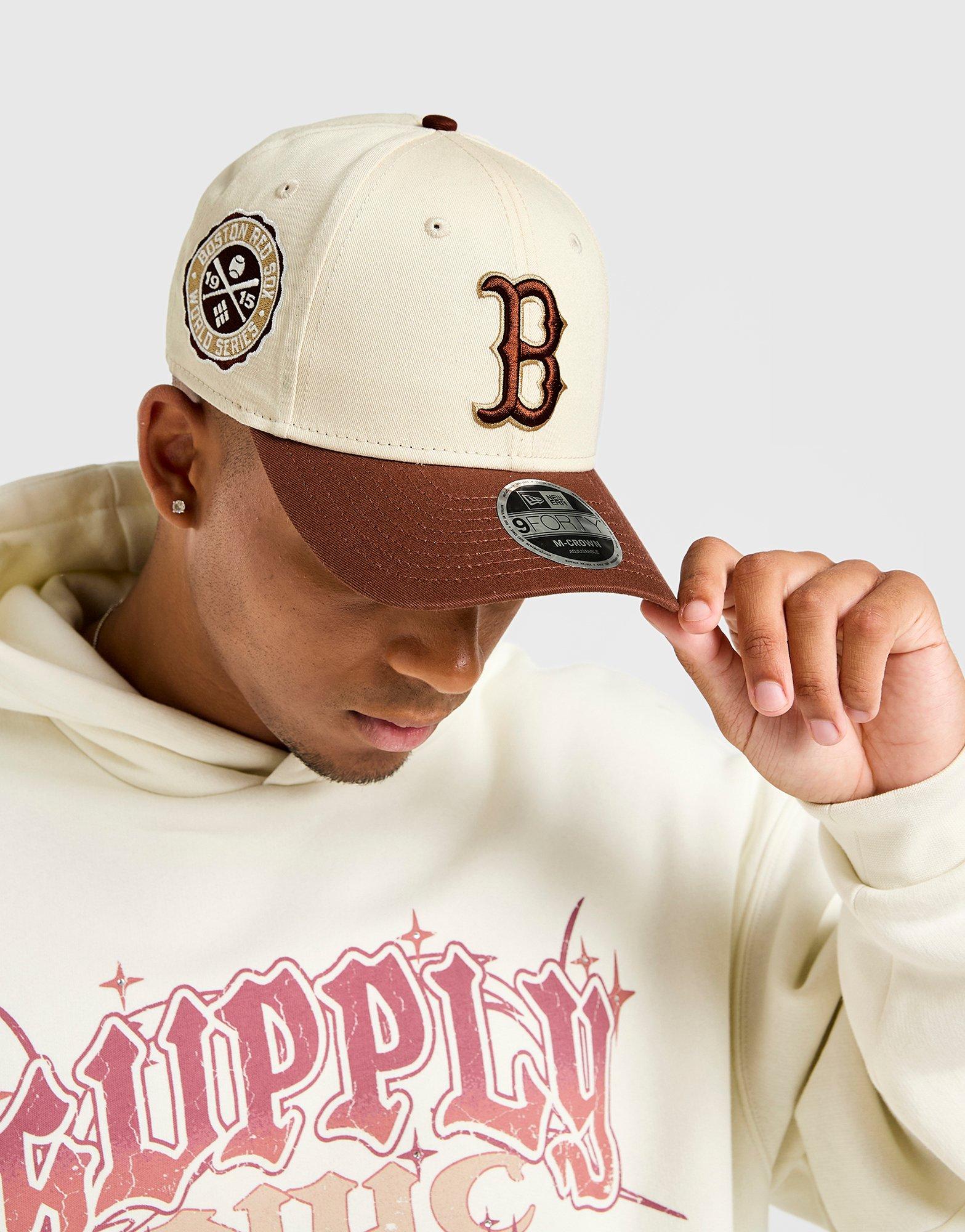 Beige New Era MLB Boston Red Sox 9FORTY M-Crown Cap - JD Sports Ireland