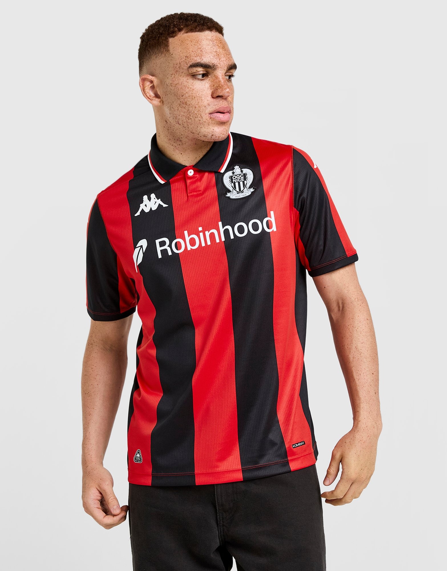 Red Kappa OGC Nice 2025/26 Home Shirt - JD Sports Global