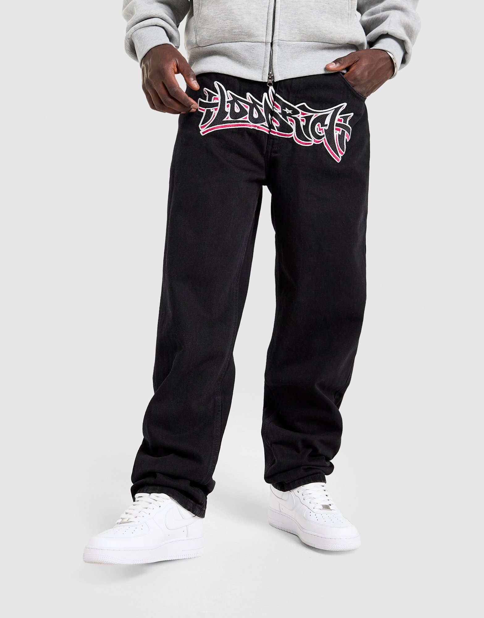 Black Hoodrich Graff Denim Jeans | JD Sports UK