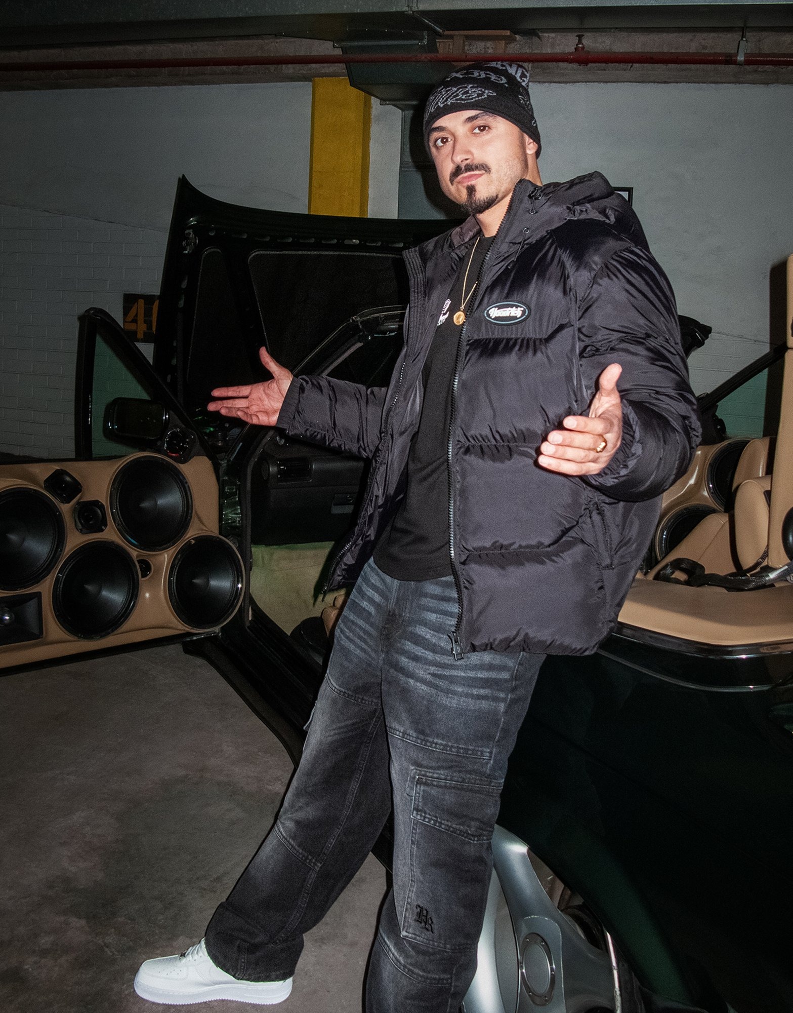 Hoodrich Vaqueros Script Cargo Denim en Negro - JD Sports España