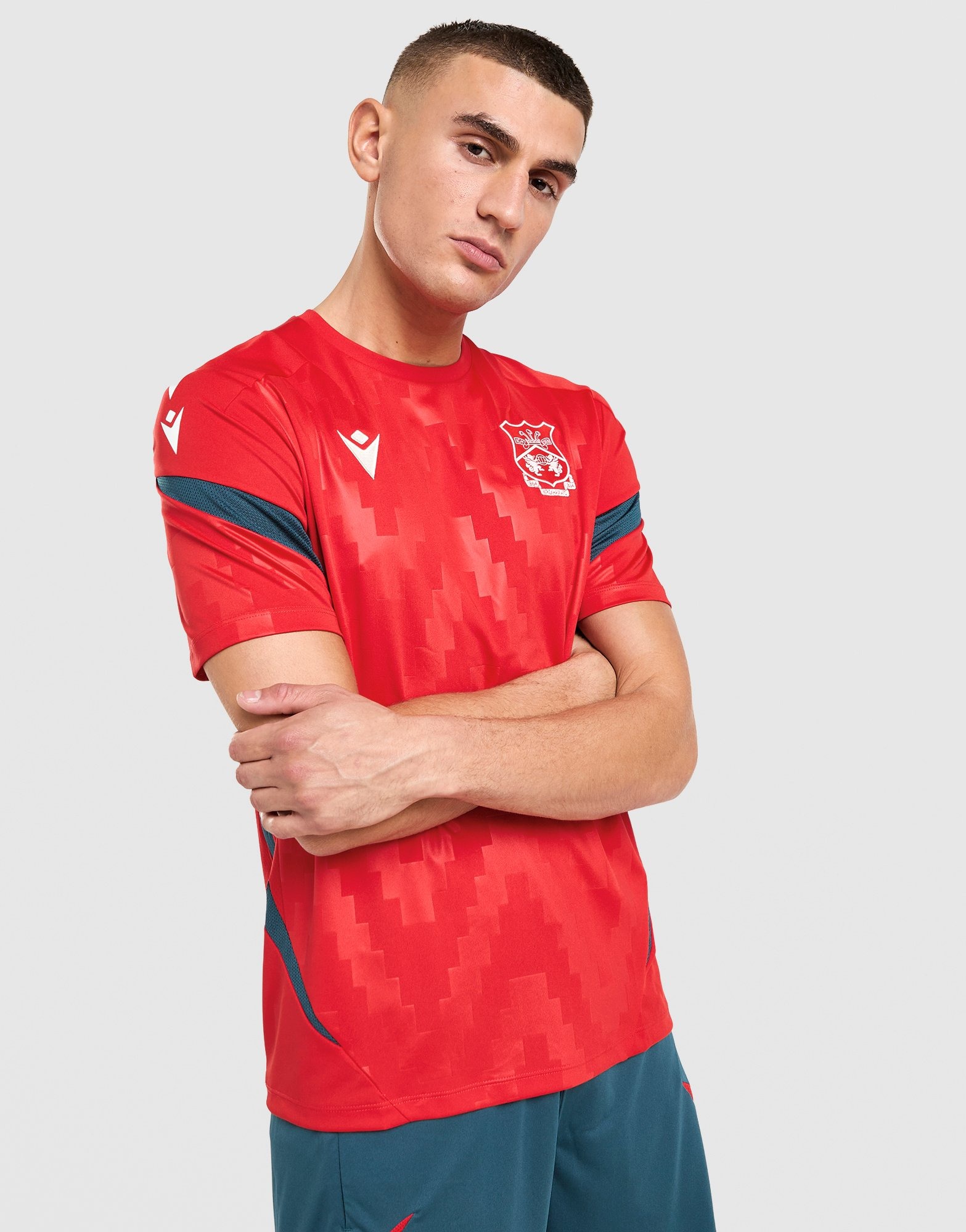 Red Macron Wrexham Afc Training Shirt - JD Sports Australia