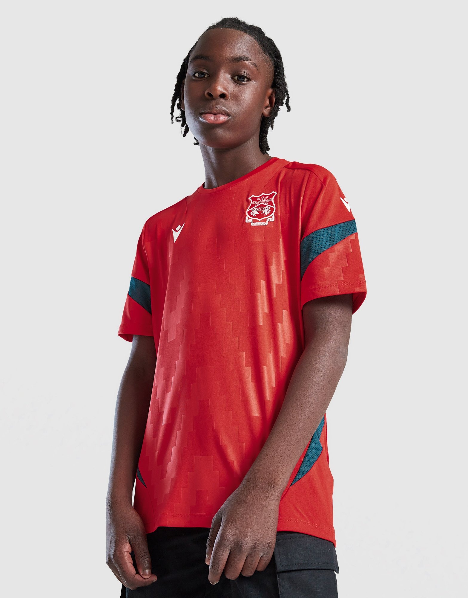 Red Macron Wrexham AFC Training Shirt Junior - JD Sports Global