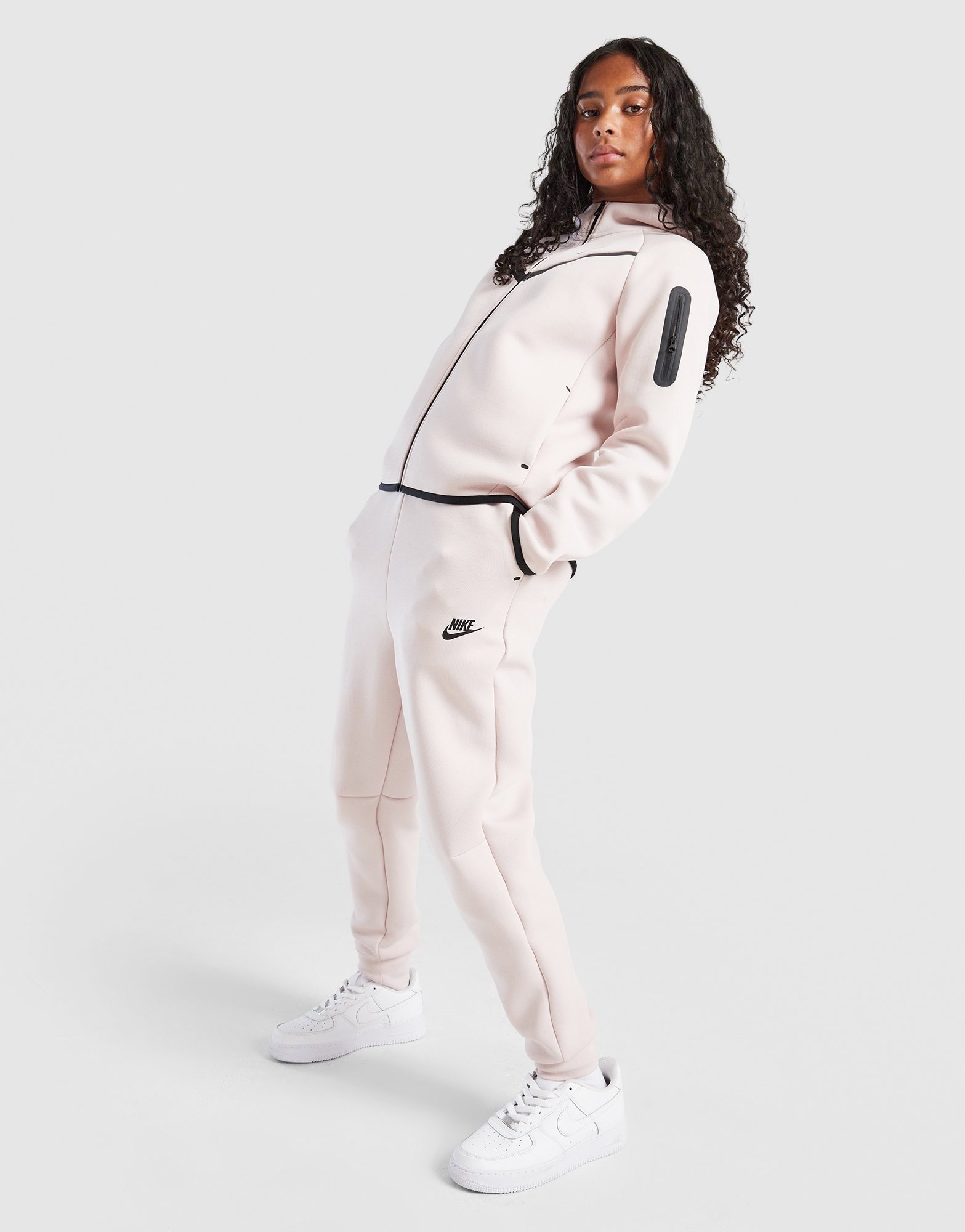 Pink Nike Girls' Tech Fleece Joggers Junior - JD Sports NZ