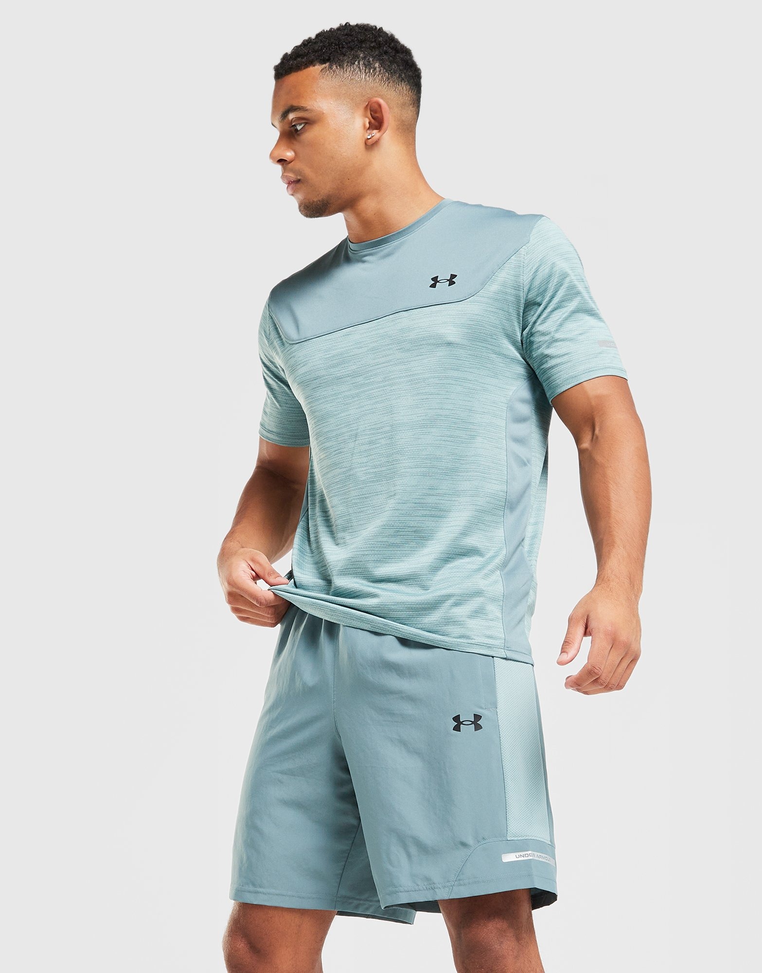 Green Under Armour Tech Utility Shorts - JD Sports Global