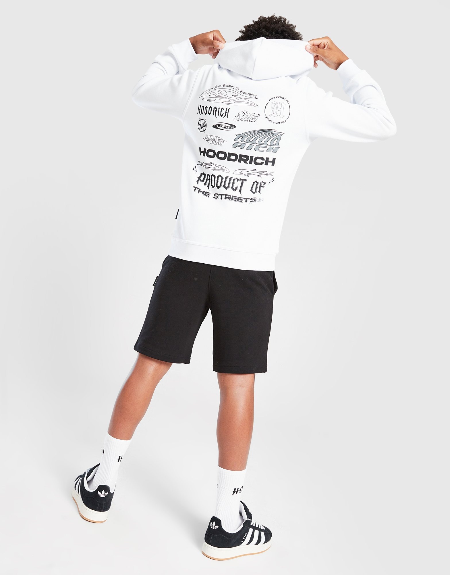 White Hoodrich Ritual Hoodie Junior - JD Sports NZ