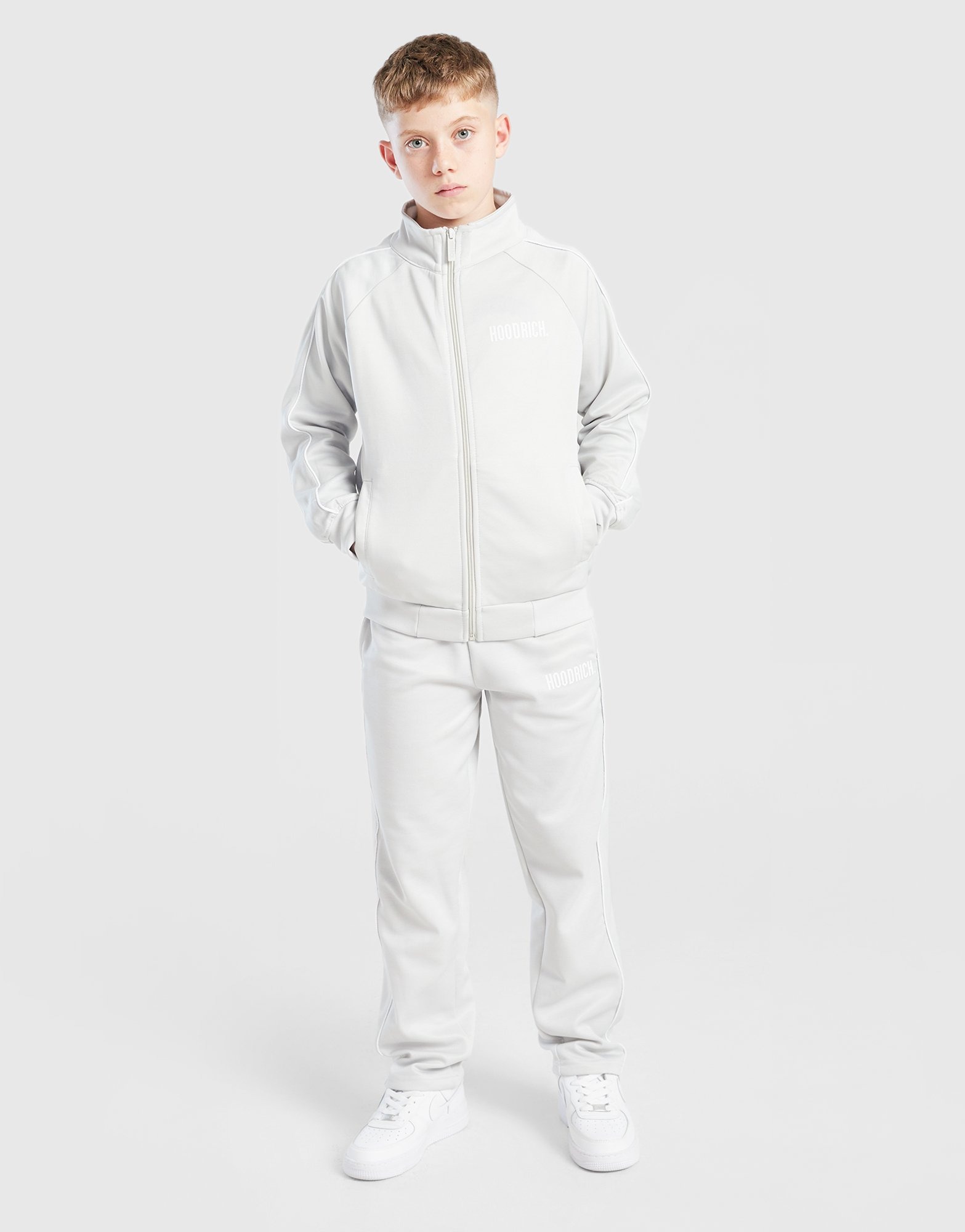 Grey Hoodrich Prosper Poly Tracksuit Junior - JD Sports Global
