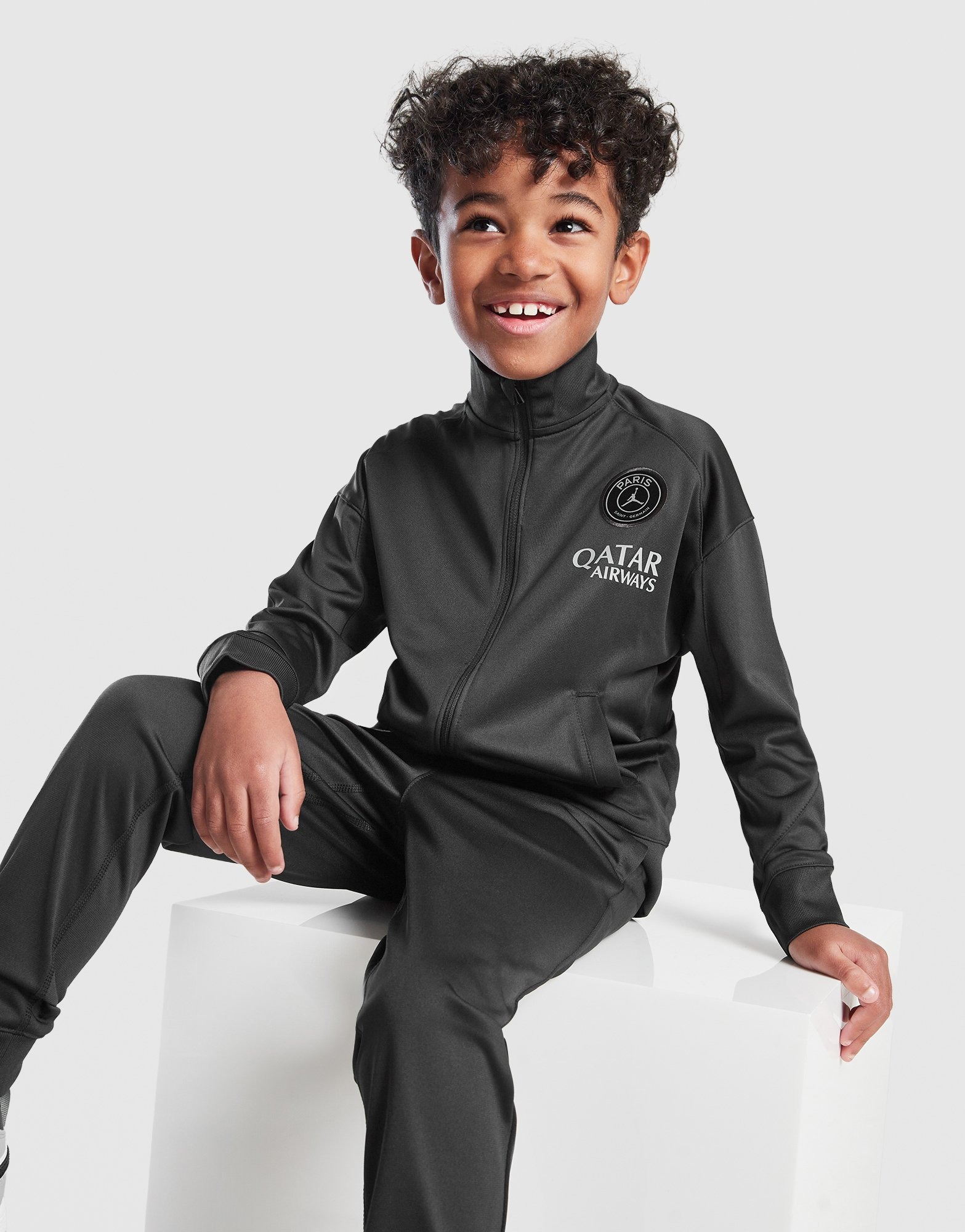 Black Jordan Paris Saint Germain Strike Tracksuit Children - JD Sports ...
