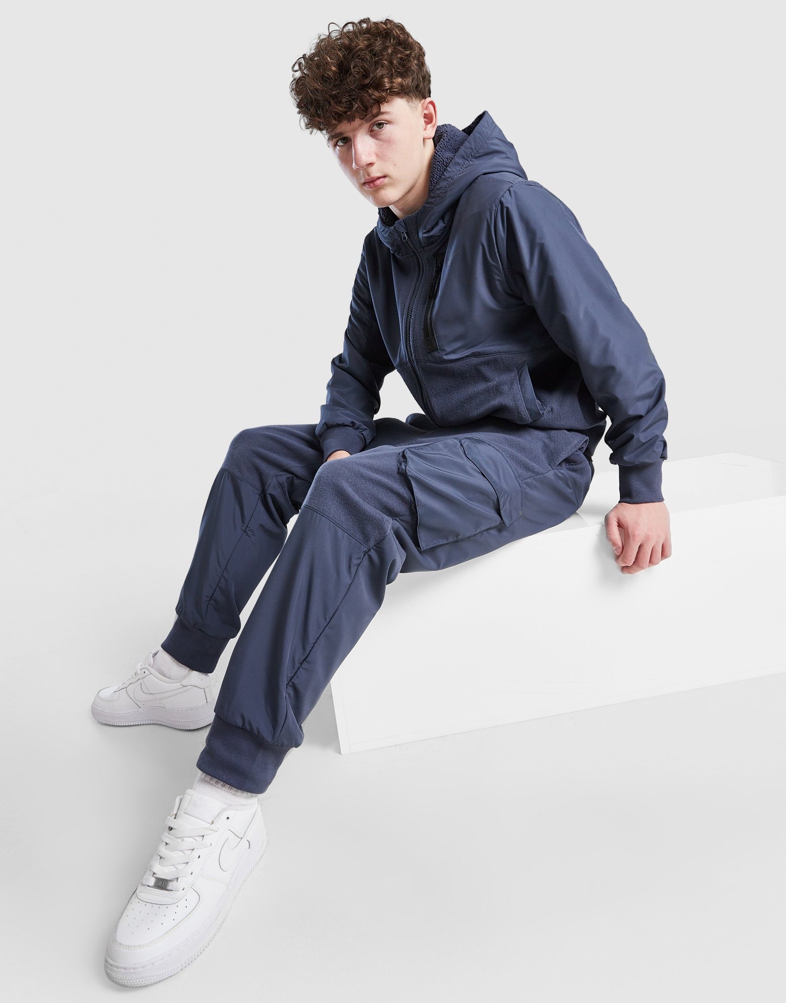 Blue Nike City Utility Winterized Cargo Pants Junior - JD Sports NZ