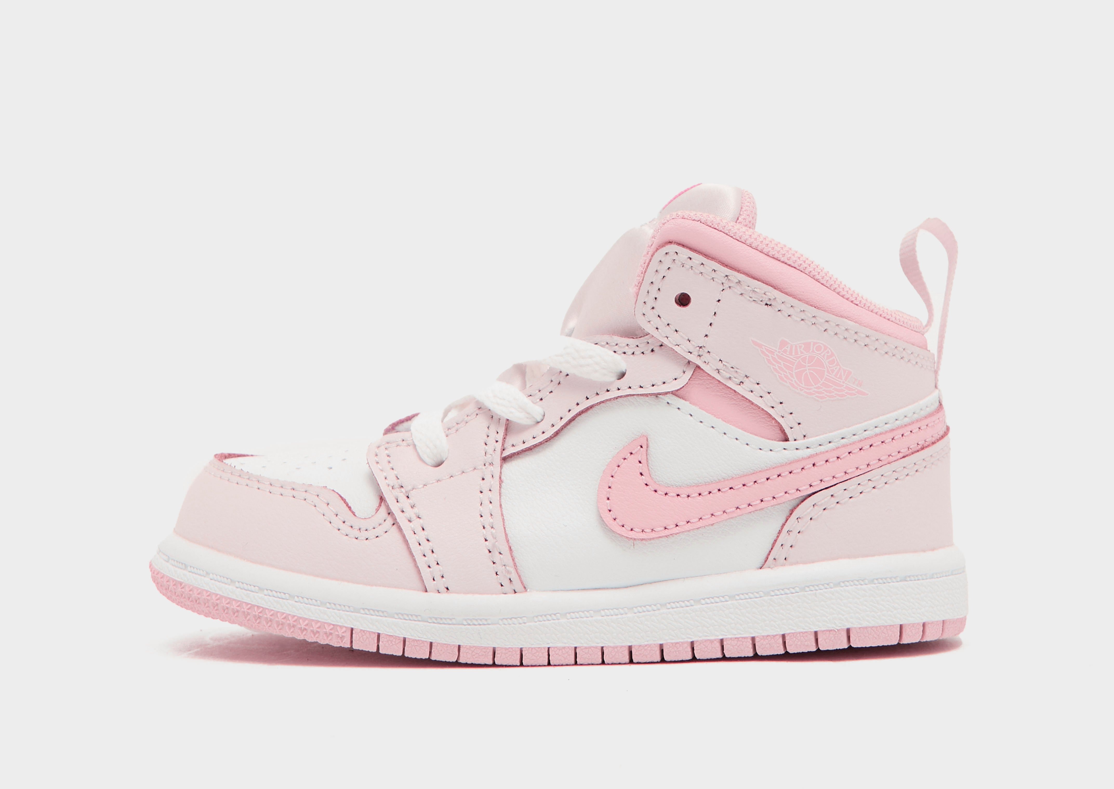 Pink Jordan Air 1 Mid Infant - JD Sports Global