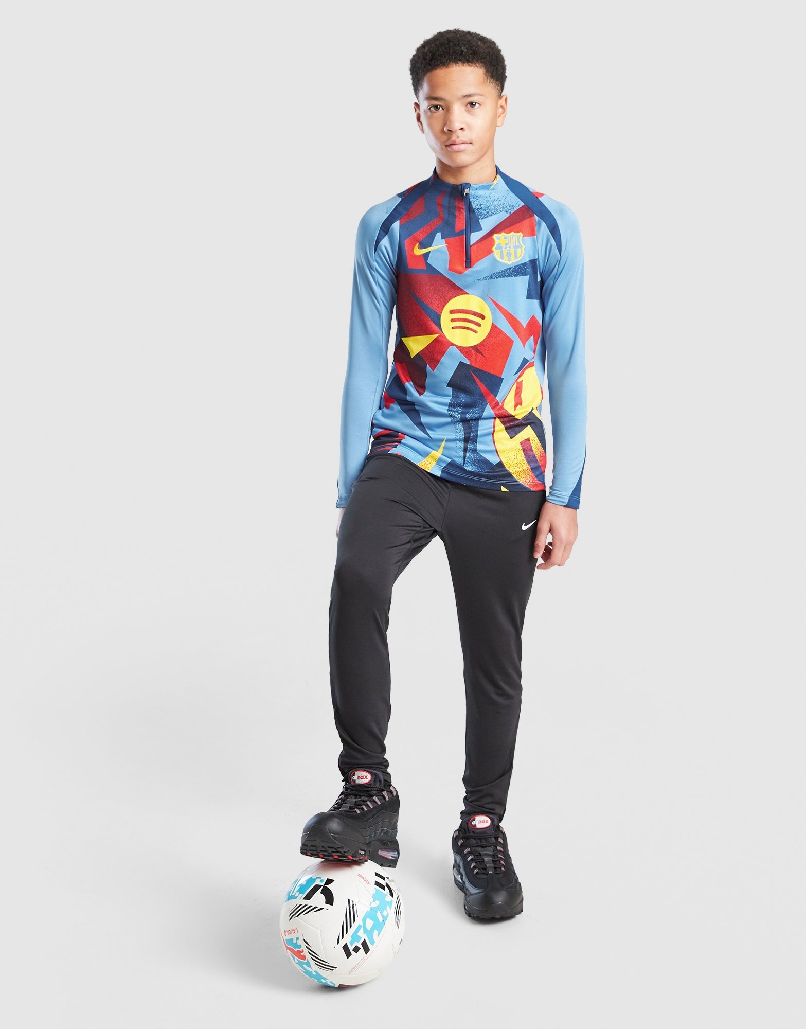 Sininen Nike FC Barcelona Strike Drill Top Junior - JD Sports Finland
