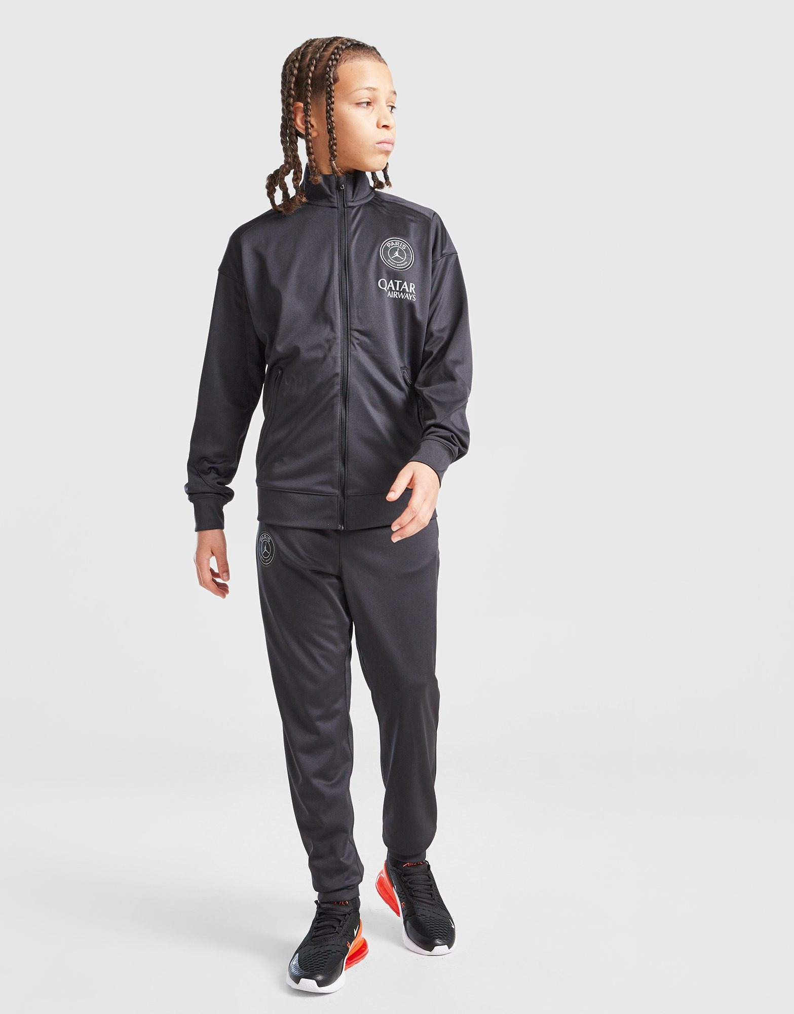 Black Jordan Paris Saint Germain Strike Tracksuit Junior - JD Sports NZ