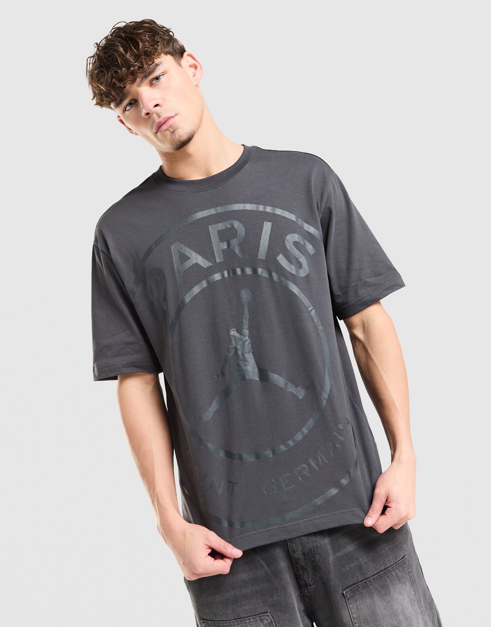 Grey Jordan PSG T-Shirt - JD Sports NZ