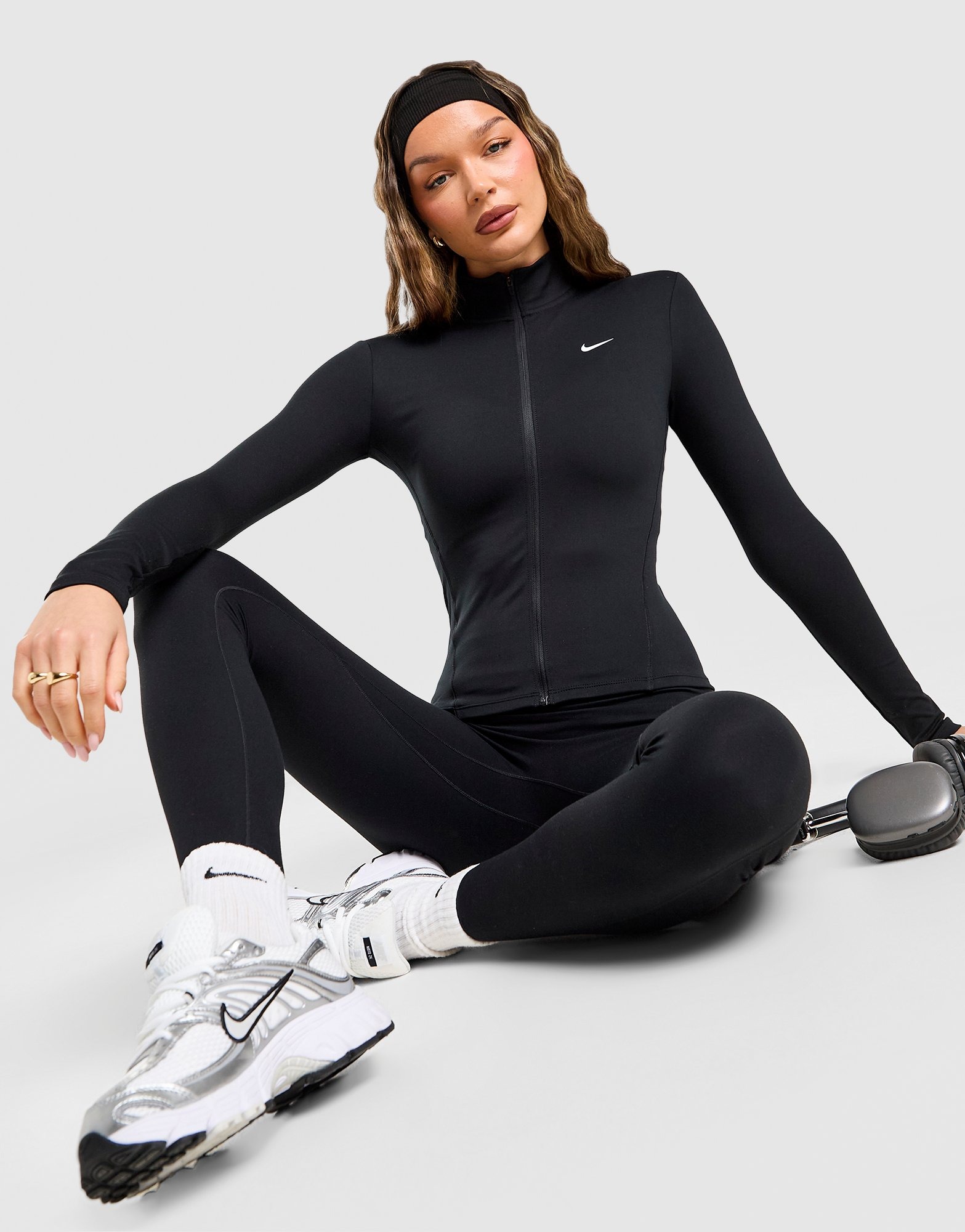 Black Nike Training One Full Zip Jacket | JD Sports UK
