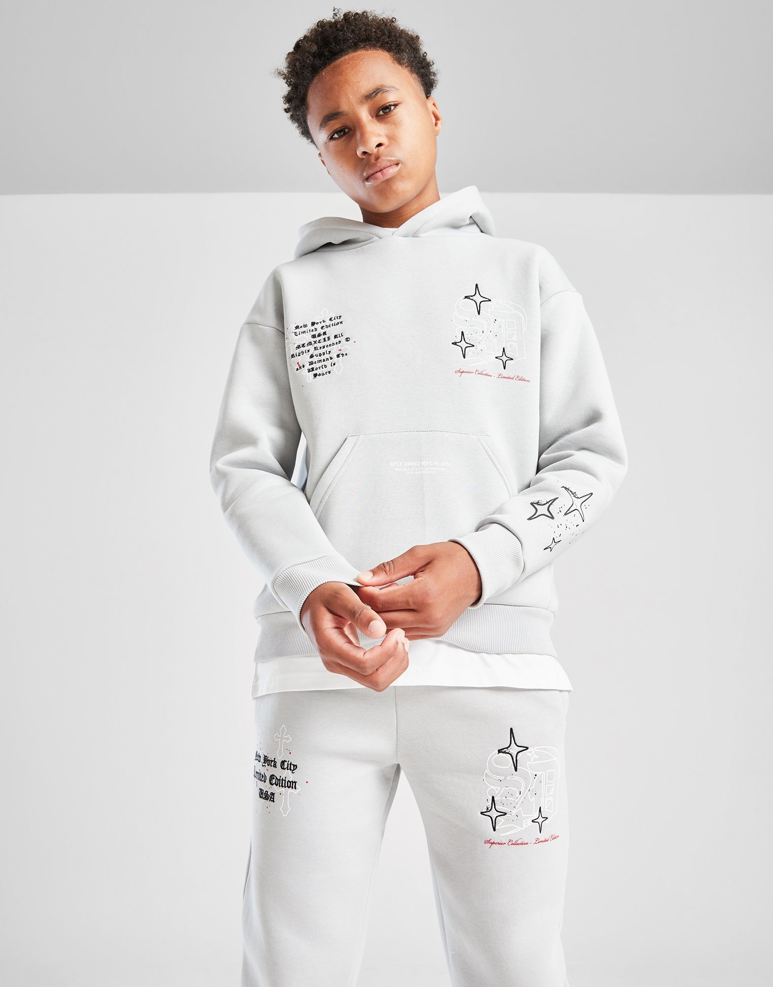 Supply & Demand Vito Hoodie Junior Grau - JD Sports Österreich
